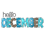 Hello December Christmas Great Gift Idea Decal Sticker 2 Pack 5 Inch ...