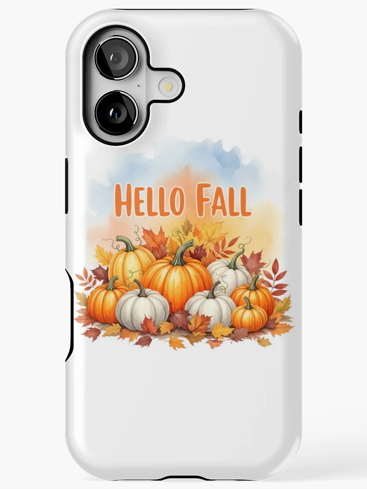 Hello Fall Cozy Autumn Vibes Phone Case for 17/15/14/13/12/11 Pro Max ...