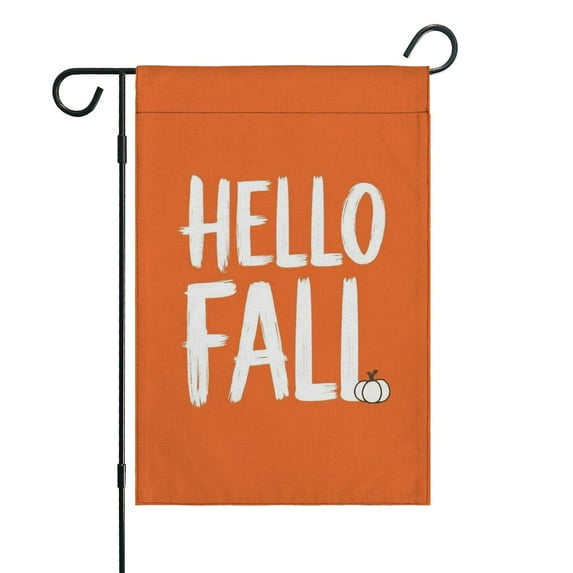Hello Fall Fall Garden Flags 12.5"x18" Double Side,Small Yard Flags for ...