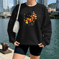 Hello Fall Super Cute Autumn Leaves Cozy Days Graphic for Women Ladies ...