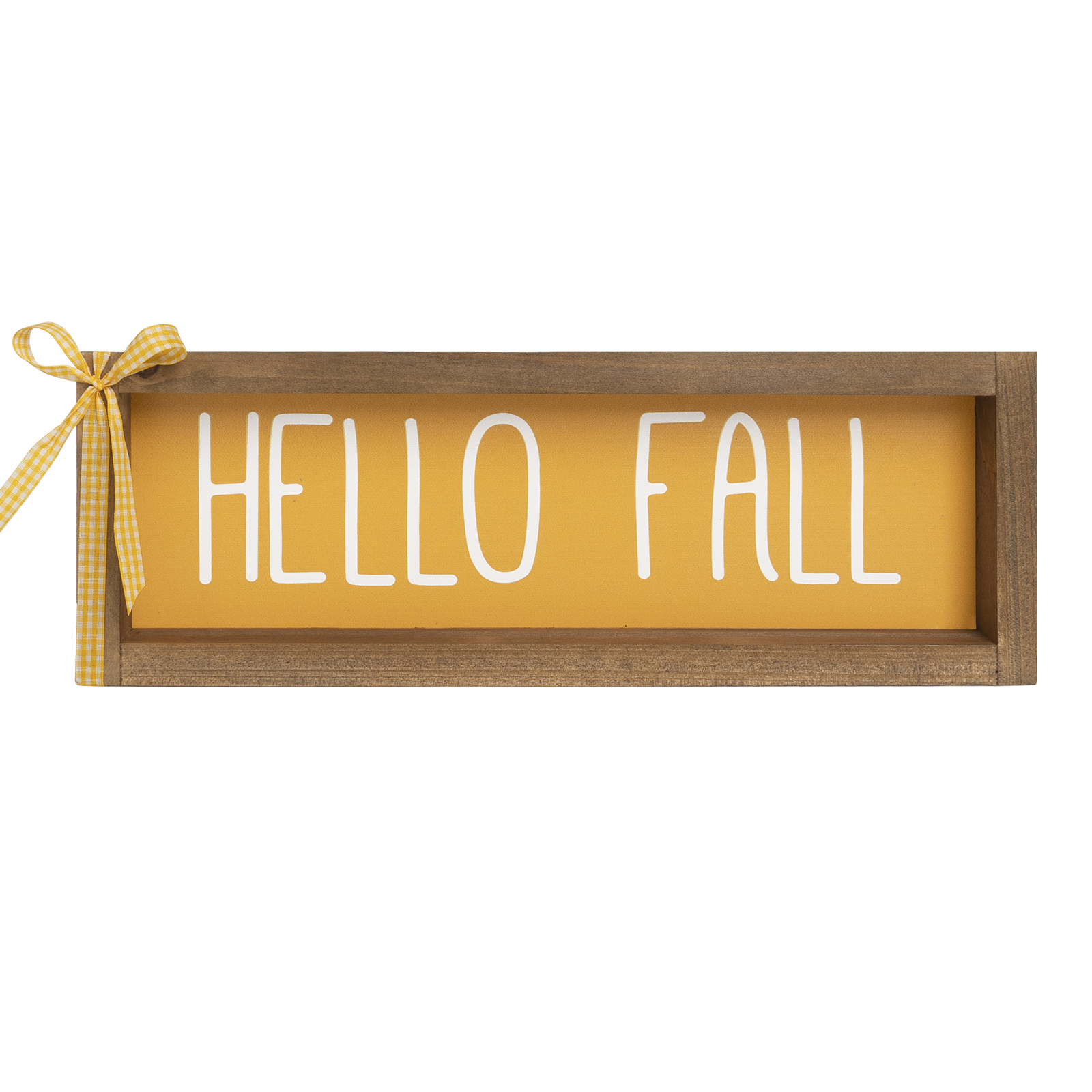 Hello Fall Wooden Sign – Rustic Autumn Home Decor, Indoor Fall ...