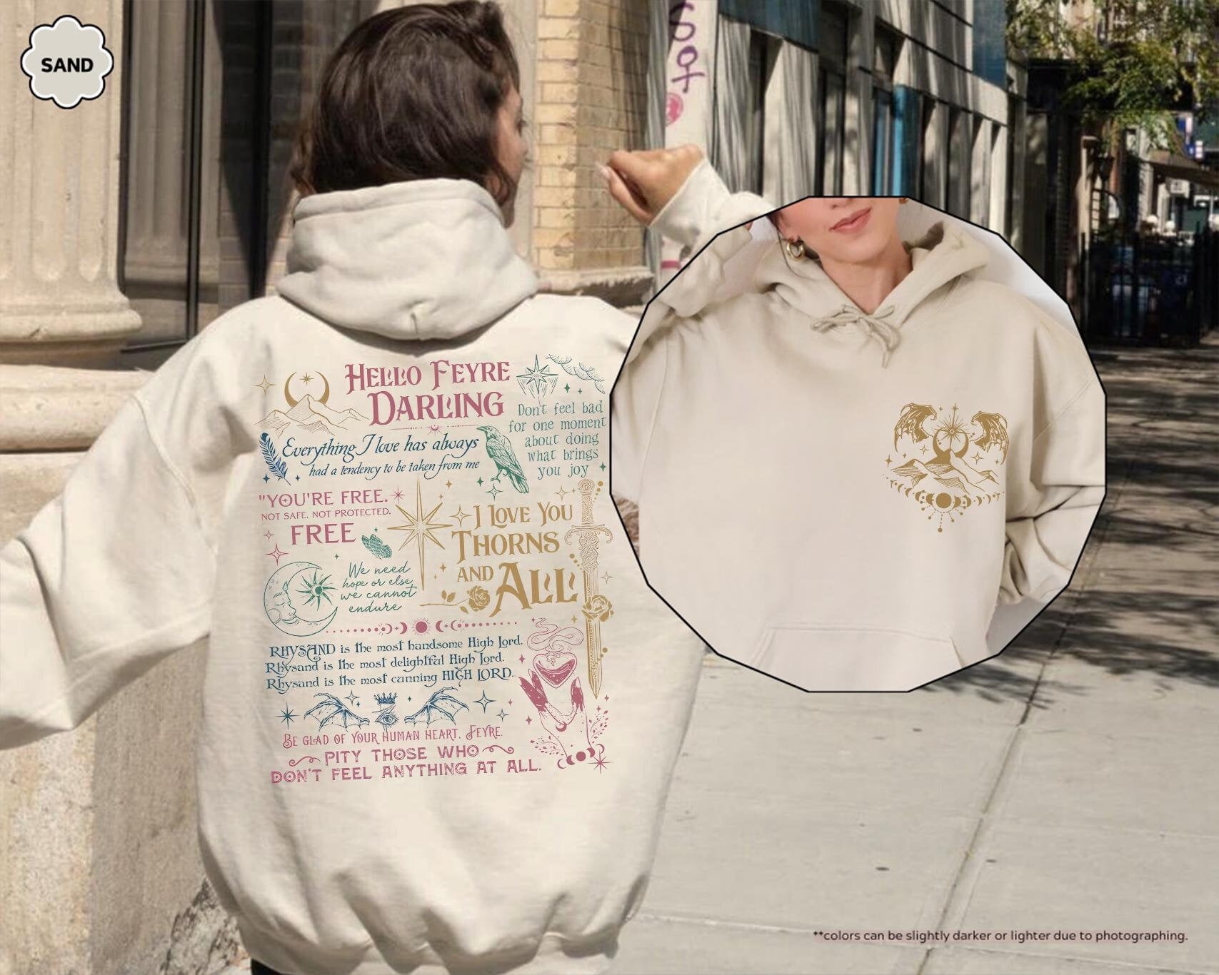 Hello Feyre Darling T-Shirt, Acotar Fan T-Shirt, Fantasy Reader Hoodie ...