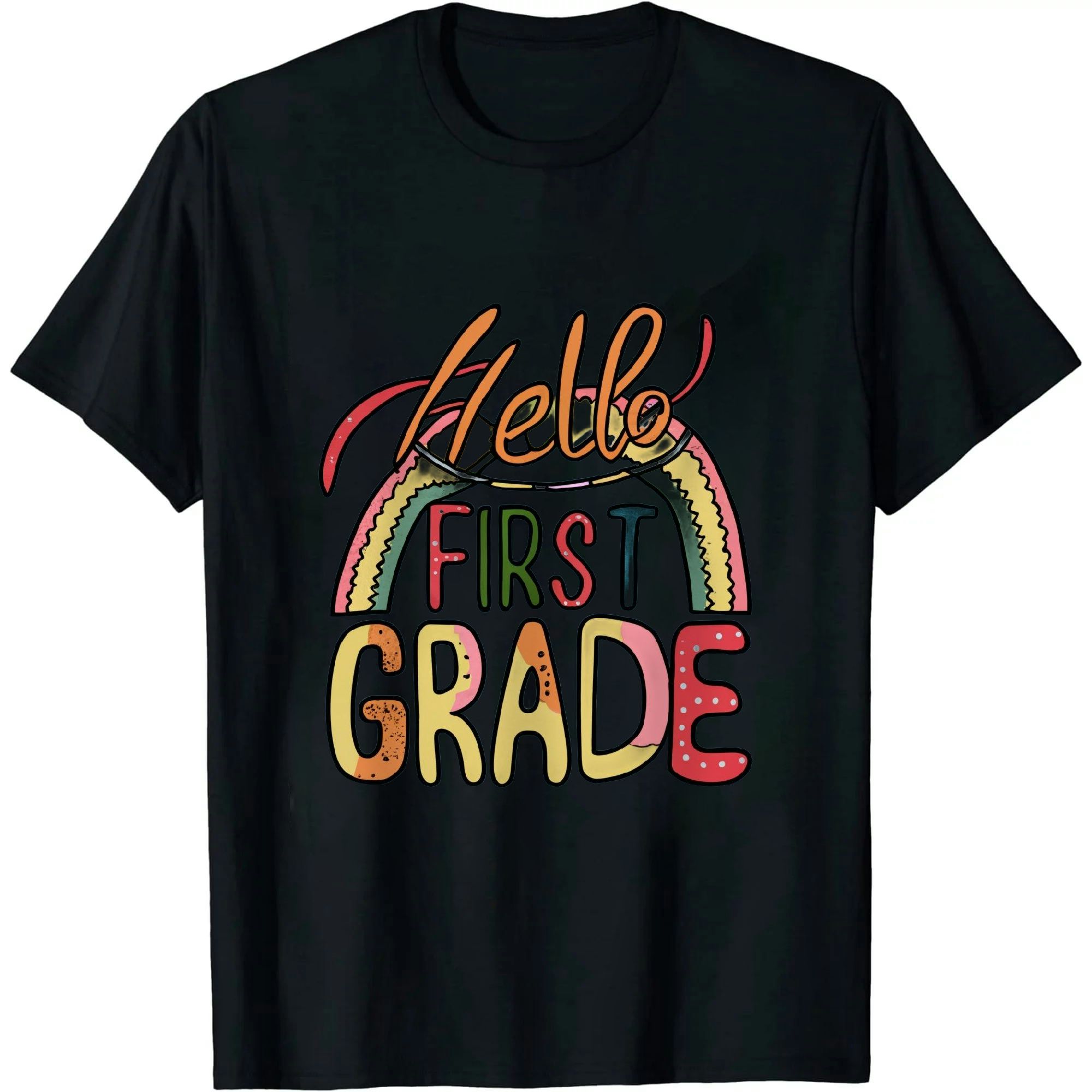 Hello First Grade Team 1st Grade Back to School Teacher Kids T-Shirt ...