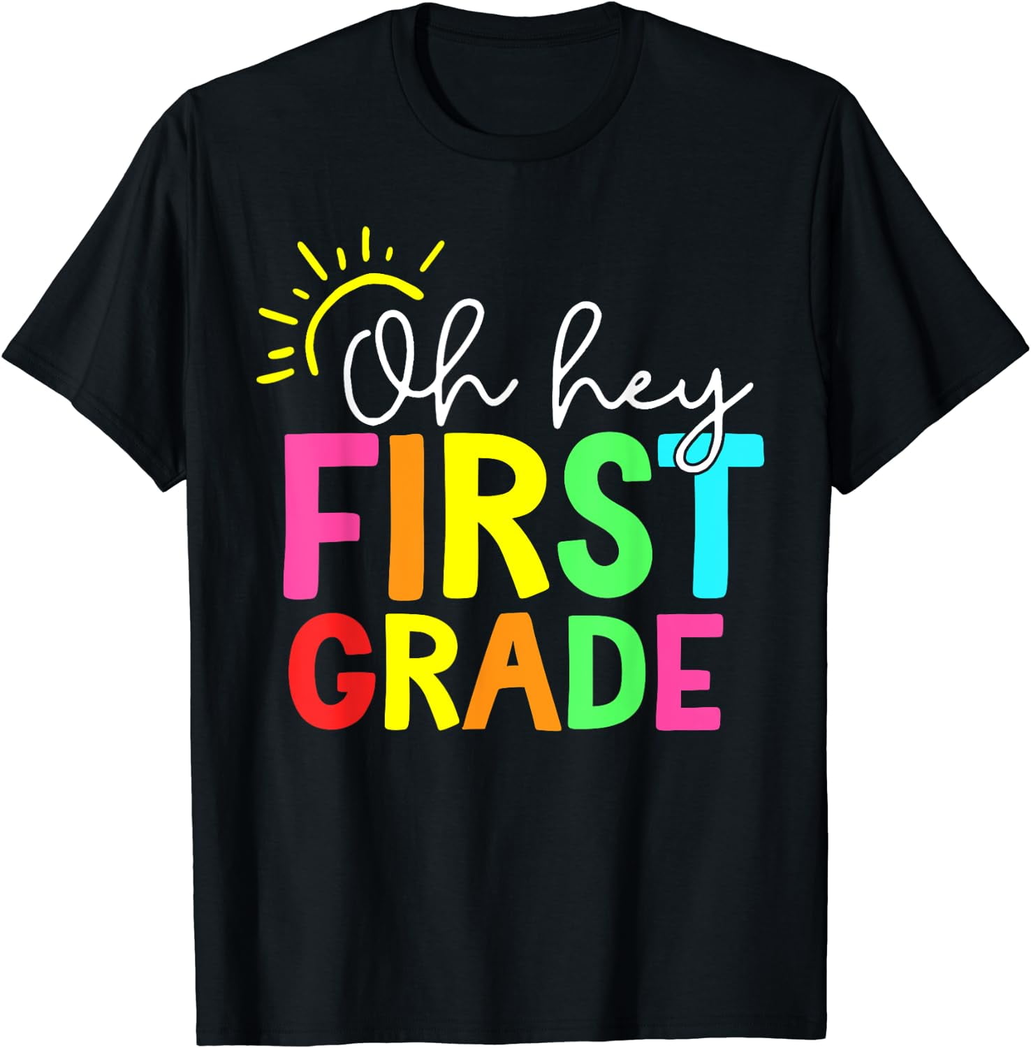 Hello First Grade Team 1st Grade Back to School Teacher Student T-Shirt ...