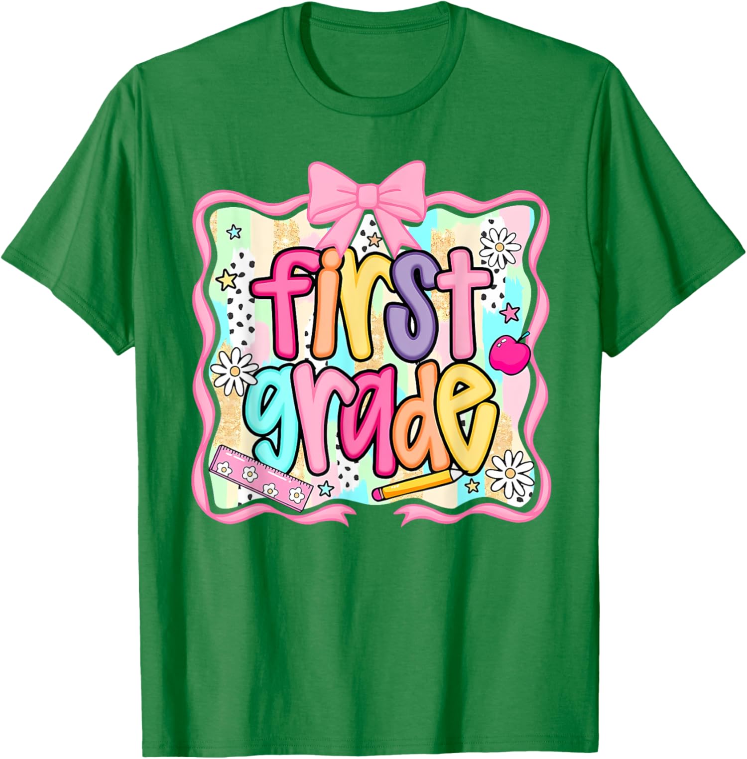 Hello First Grade Team Back to School Outfit for Teachers and Students ...