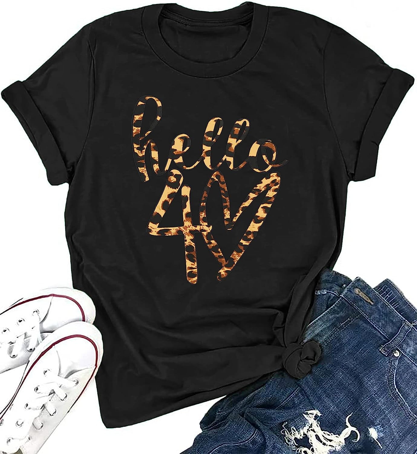 Hello Forty Shirt Women 40th Birthday Gift 40 Years Old Birthday Party ...