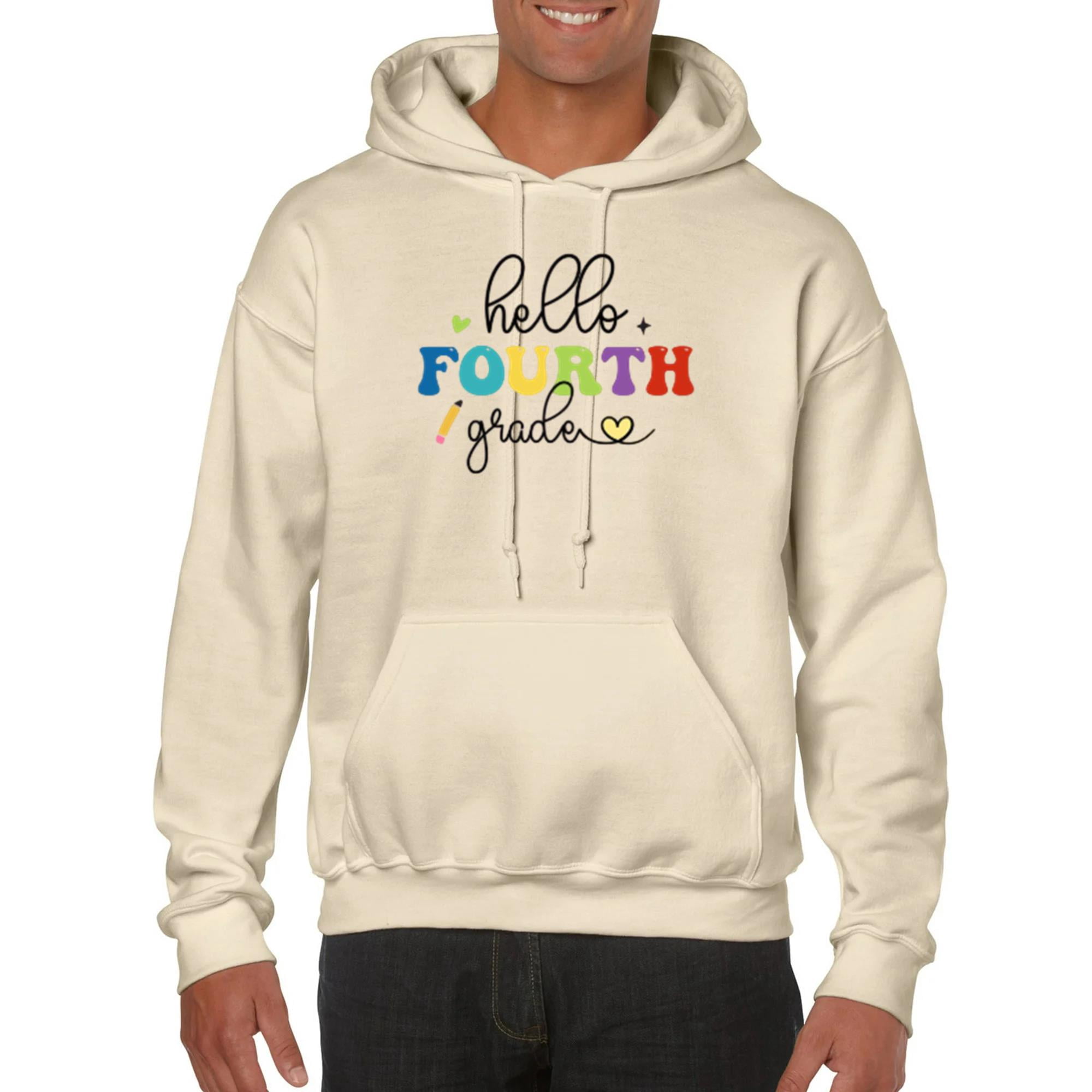 Hello Fourth Grade Shirt, Sweatshirt, Hoodie - Welcome Fourth Graders ...