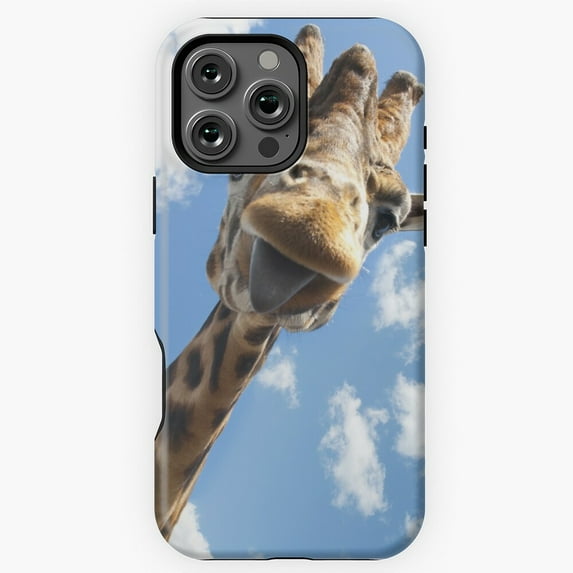 Hello Giraffe Animal Print Art iPhone Case 17 16 15 14 13 12 11 Pro Max ...