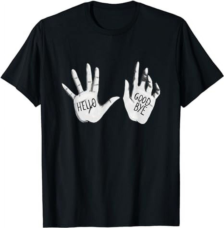 Hello Goodbye Hands Academy For Graduate Funny Design T-Shirt - Walmart.com