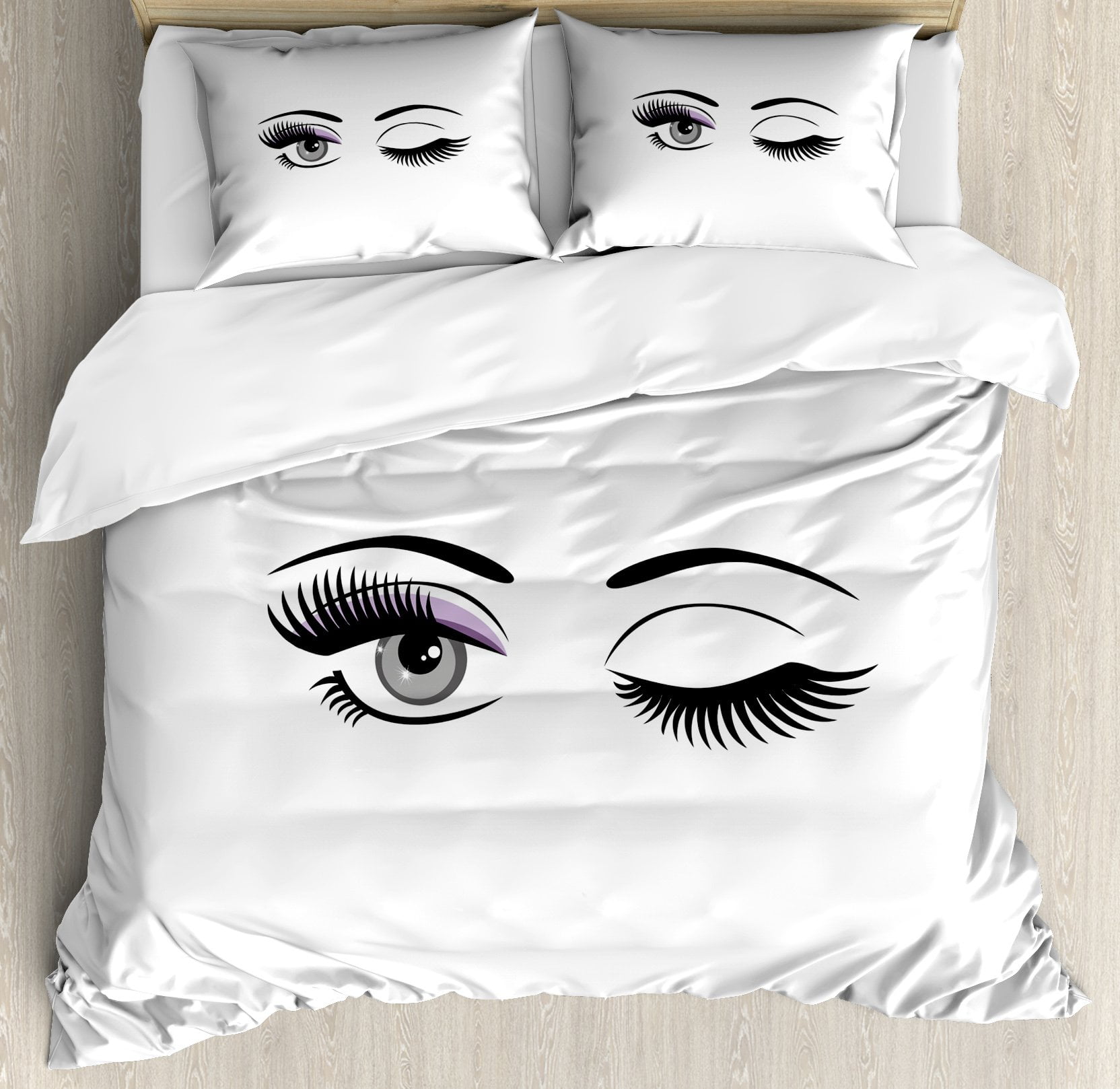 Hello Gorgeous Duvet Cover Luxury Rose Gold Glitter Bling Eyelash ...
