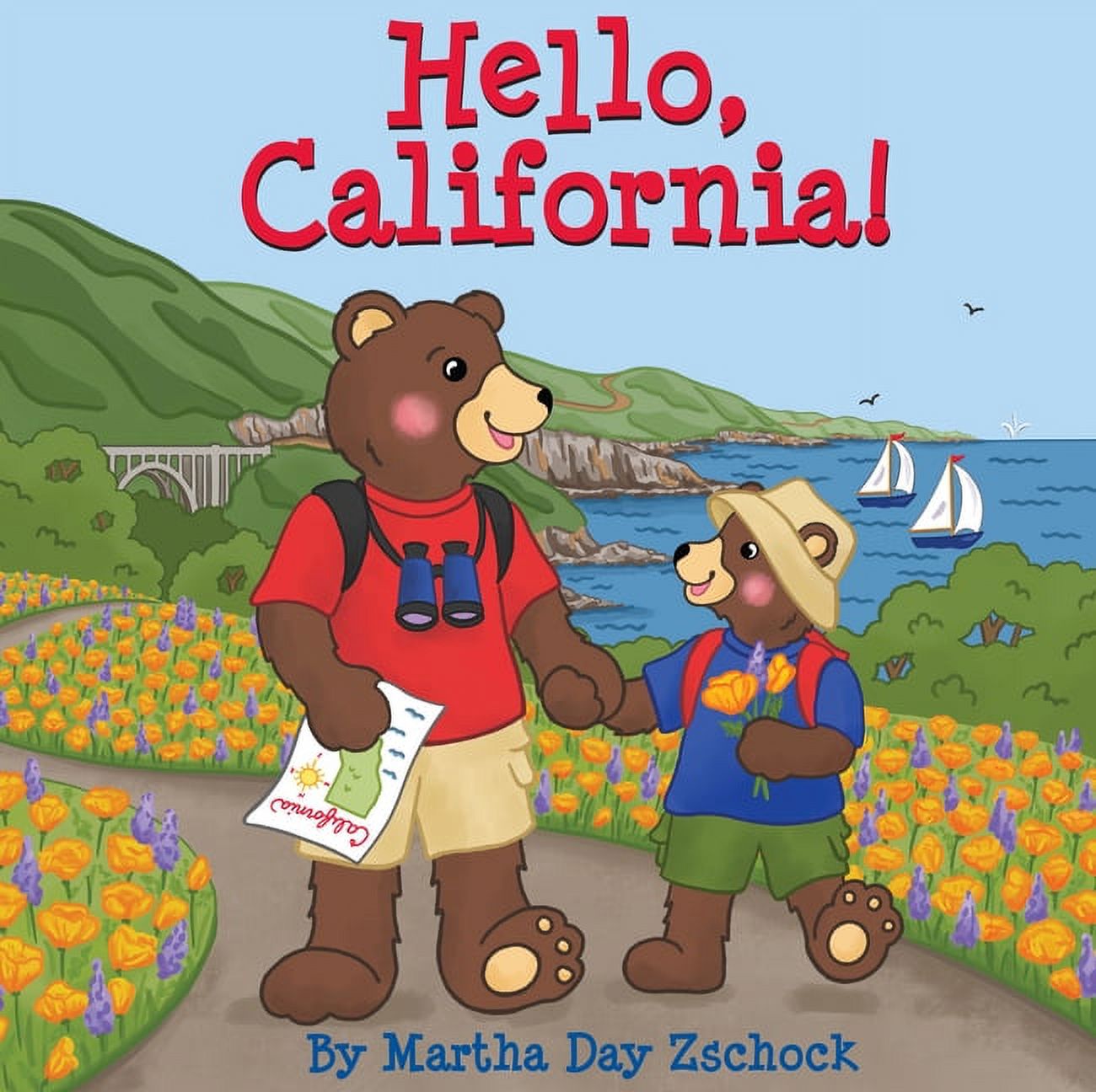 Hello: Hello, California! (Board Book) - Walmart.com
