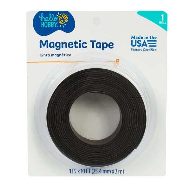 Hello Hobby 1-inch Magnet Tape, 1 Roll, 10 ft. - Walmart.com
