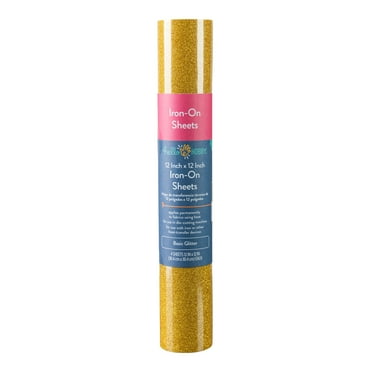 Hello Hobby 12" x 12" Basic Glitter Sampler Permanent Craft Vinyl ...