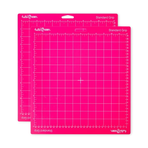Hello Hobby 12" x 12" Standard Grip Adhesive Cutting Mat, for Craft ...