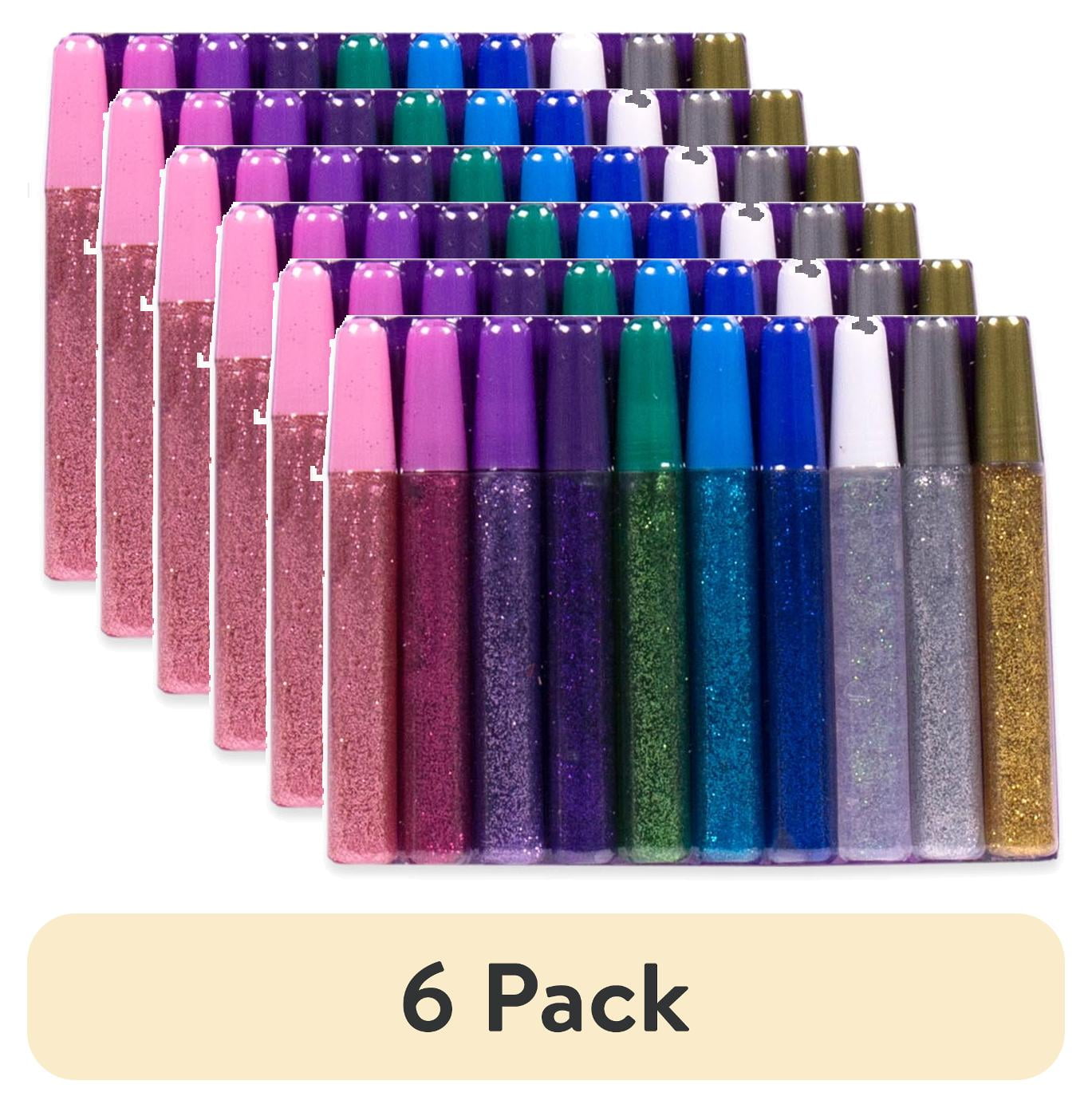 (6 pack) Hello Hobby Assorted Mystical Glitter Glue Pens, 10-Pack ...