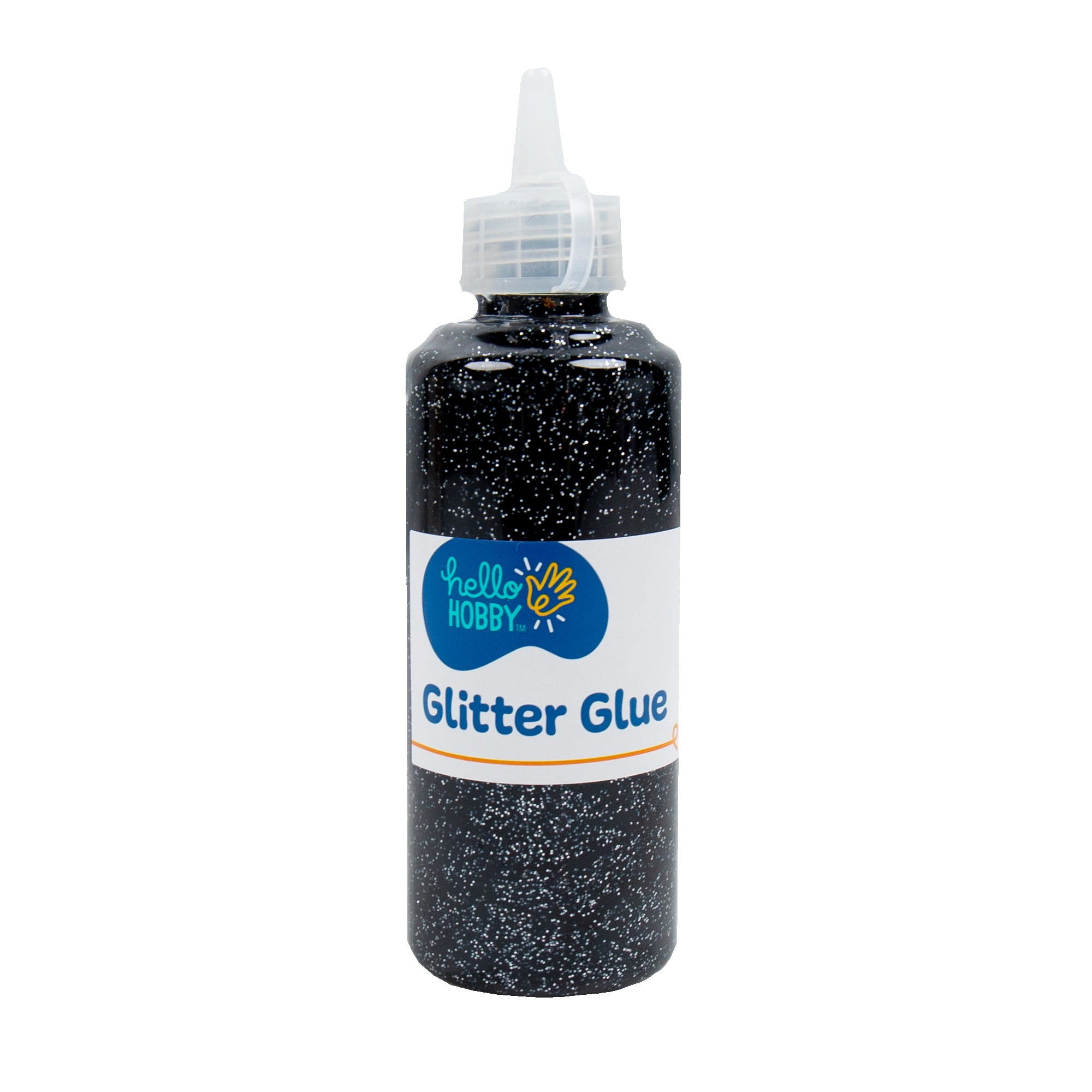Hello Hobby Black Glitter Glue, 2.98 oz. - Walmart.com