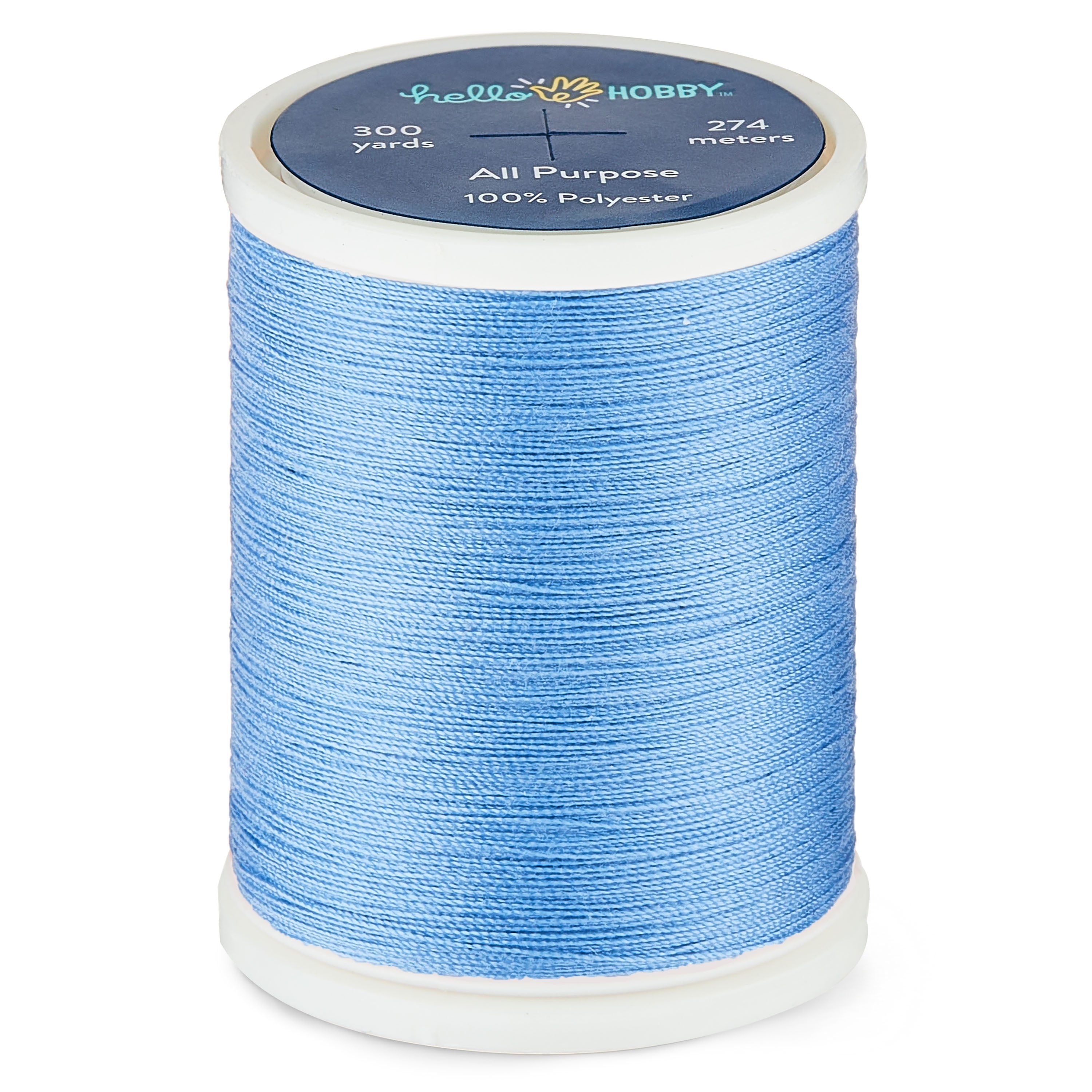 Hello Hobby Blue Bell 100% Polyester All Purpose Thread, 300 Yards ...