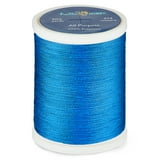Hello Hobby Bright Blue 100% Polyester All Purpose Thread, 300 Yards ...