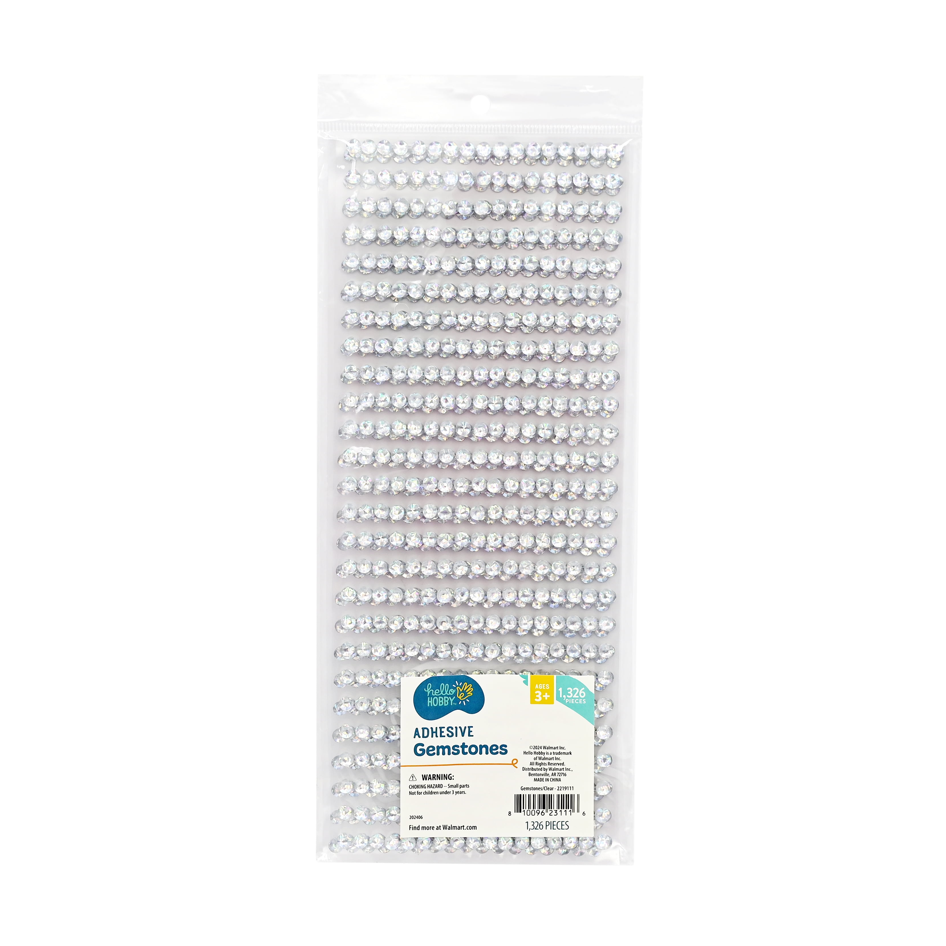Hello Hobby Acrylic Clear Round Stickers 1326 Piece Scrapbooking ...