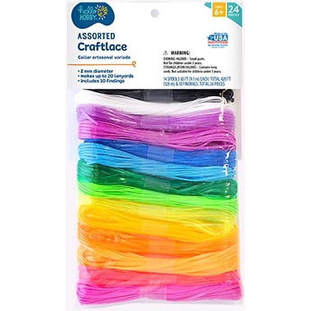 Hello Hobby CraftLace Mega Pack for Jewelry Stringing - Walmart ...