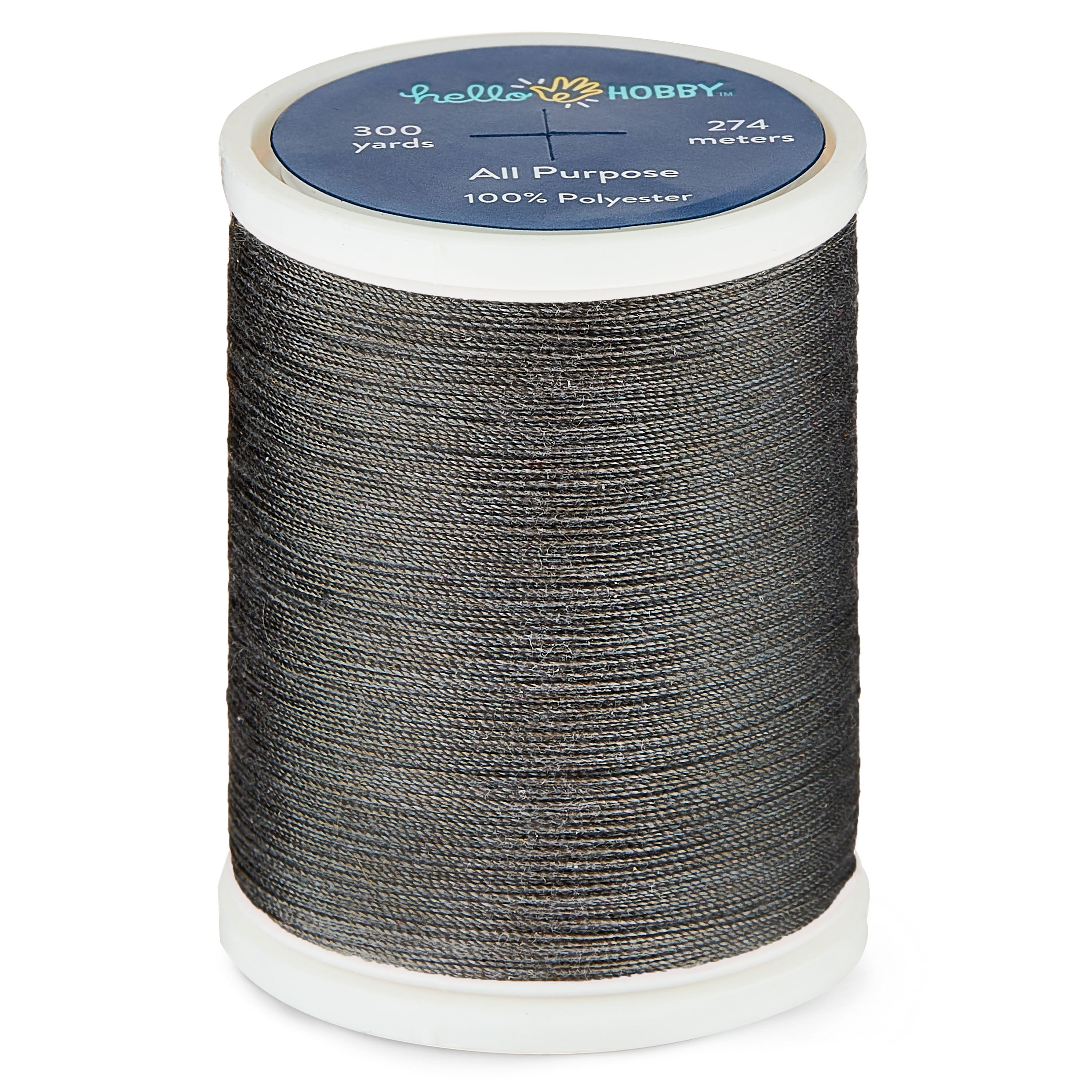 Hello Hobby Dark Gray All Purpose Thread - Walmart.com