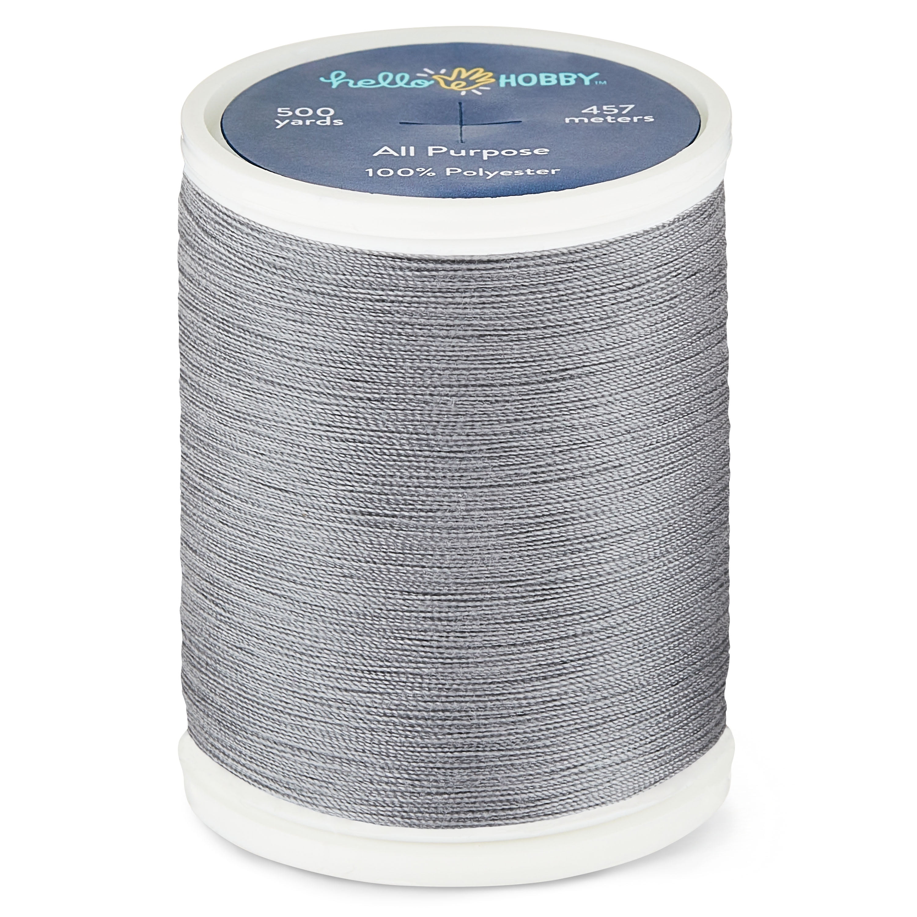 Hello Hobby Dark Tin Gray All Purpose Thread AP500 - Walmart.com