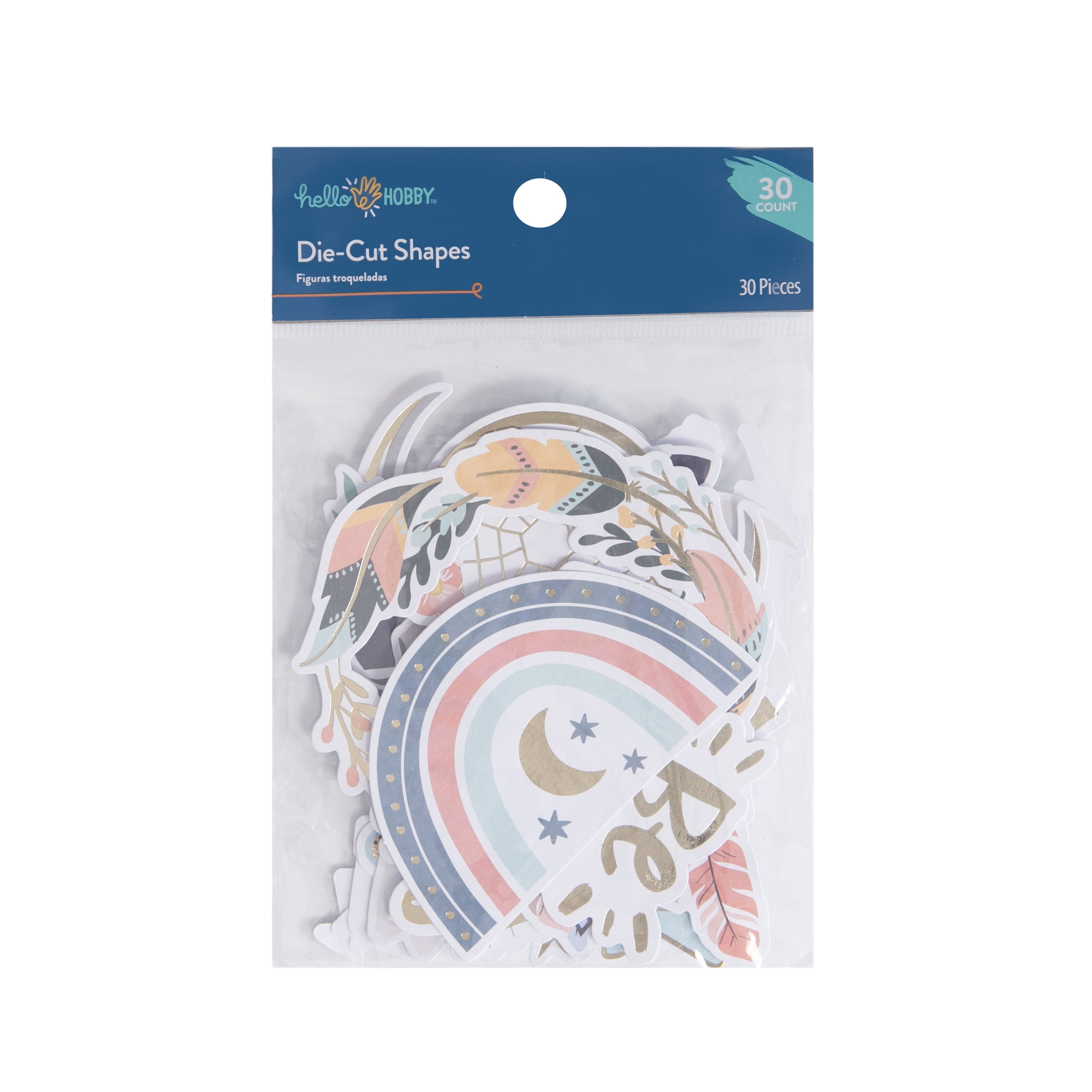 Hello Hobby Die Cut Shape Pack, Be Fearless Theme, 30 Pcs - Walmart.com