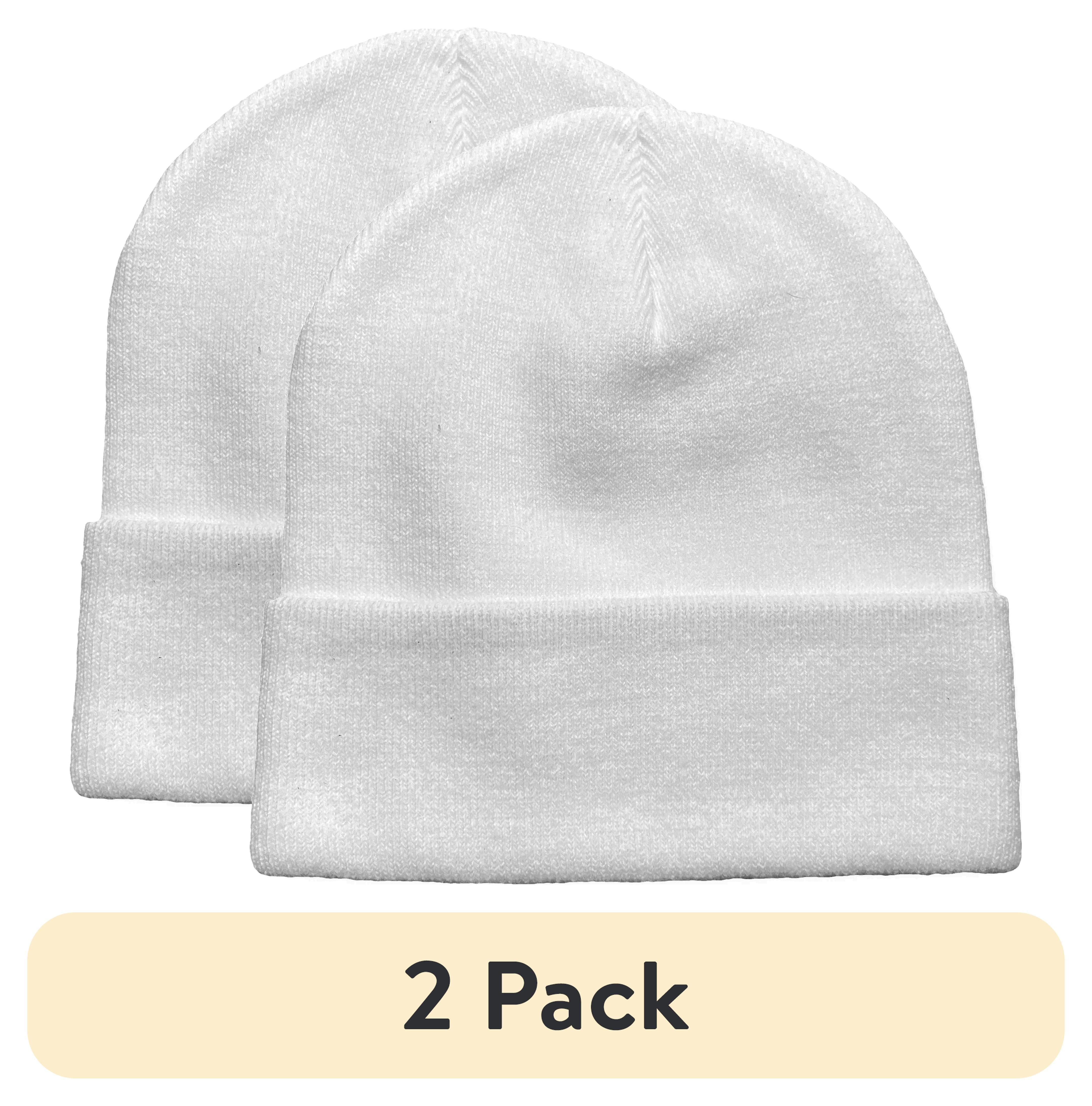 (2 pack) Hello Hobby Knit Beanie - Walmart.com