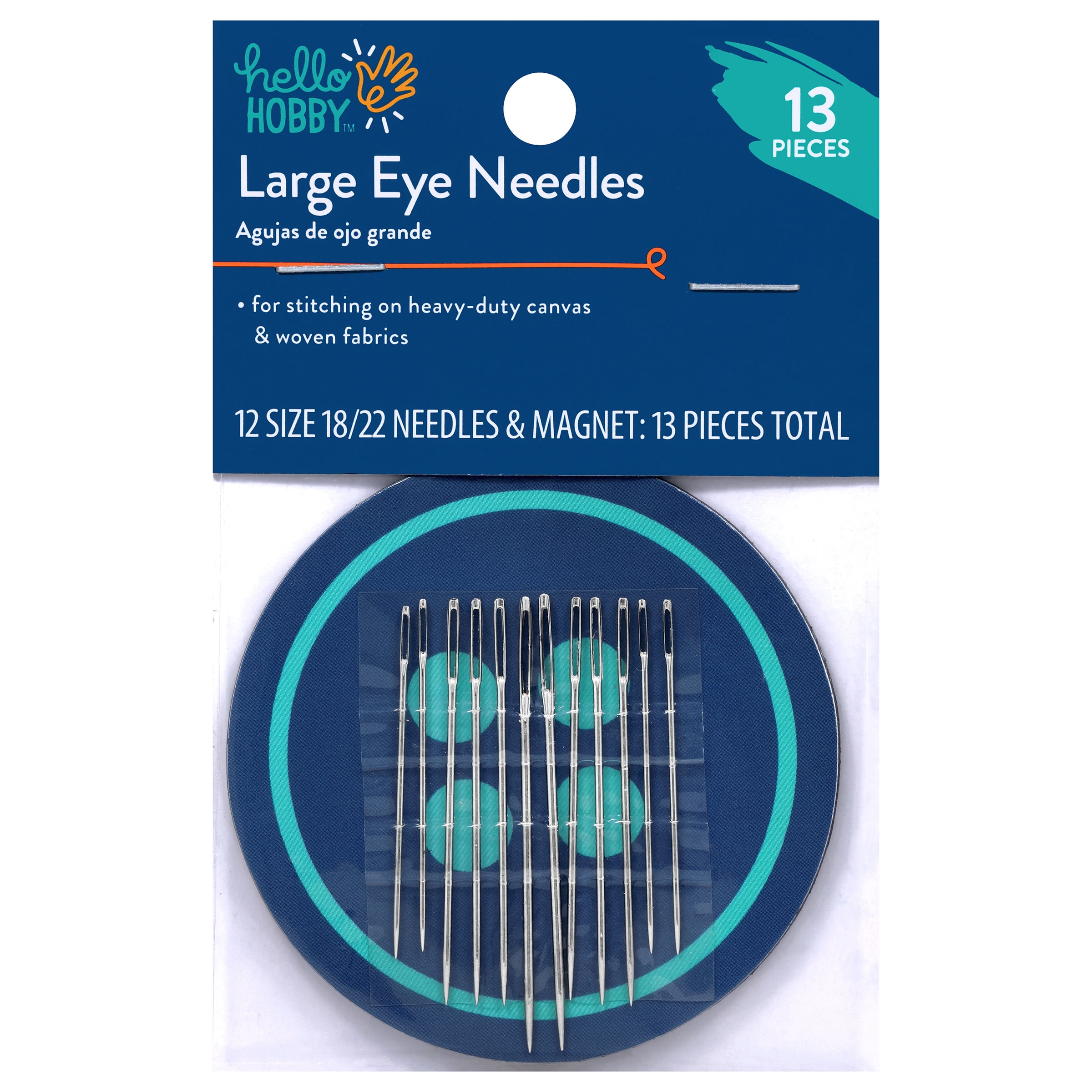 Hello Hobby Large Eye Hand-Sewing Needles with Decorative Magnet ...