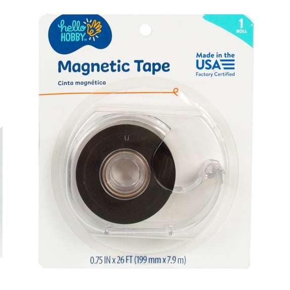 Hello Hobby Magnetic Tape Dispenser, 1 Roll, 0.75 inches wide, 26 feet ...