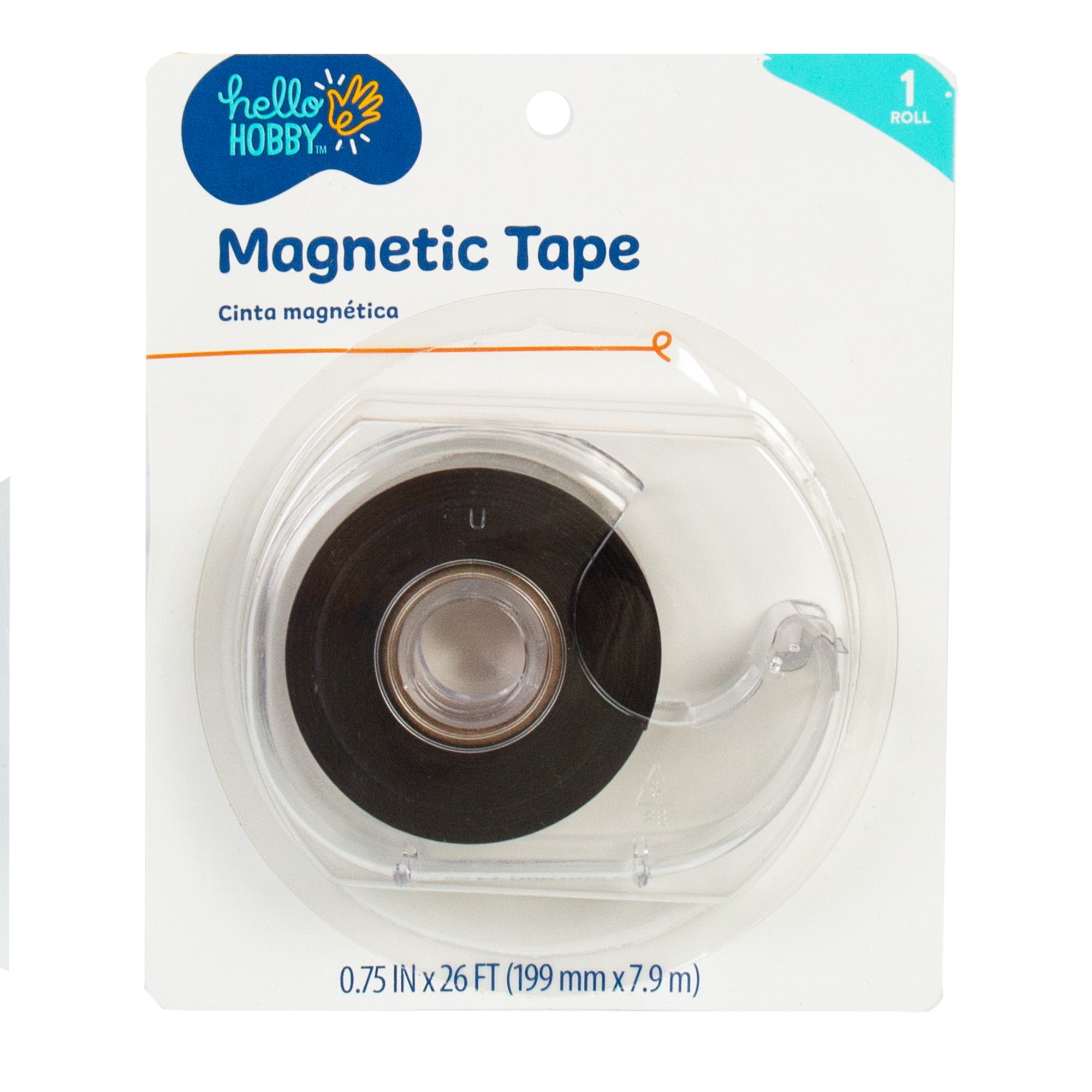 Hello Hobby Magnetic Tape Dispenser, 1 Roll, 0.75 inches wide, 26 feet ...