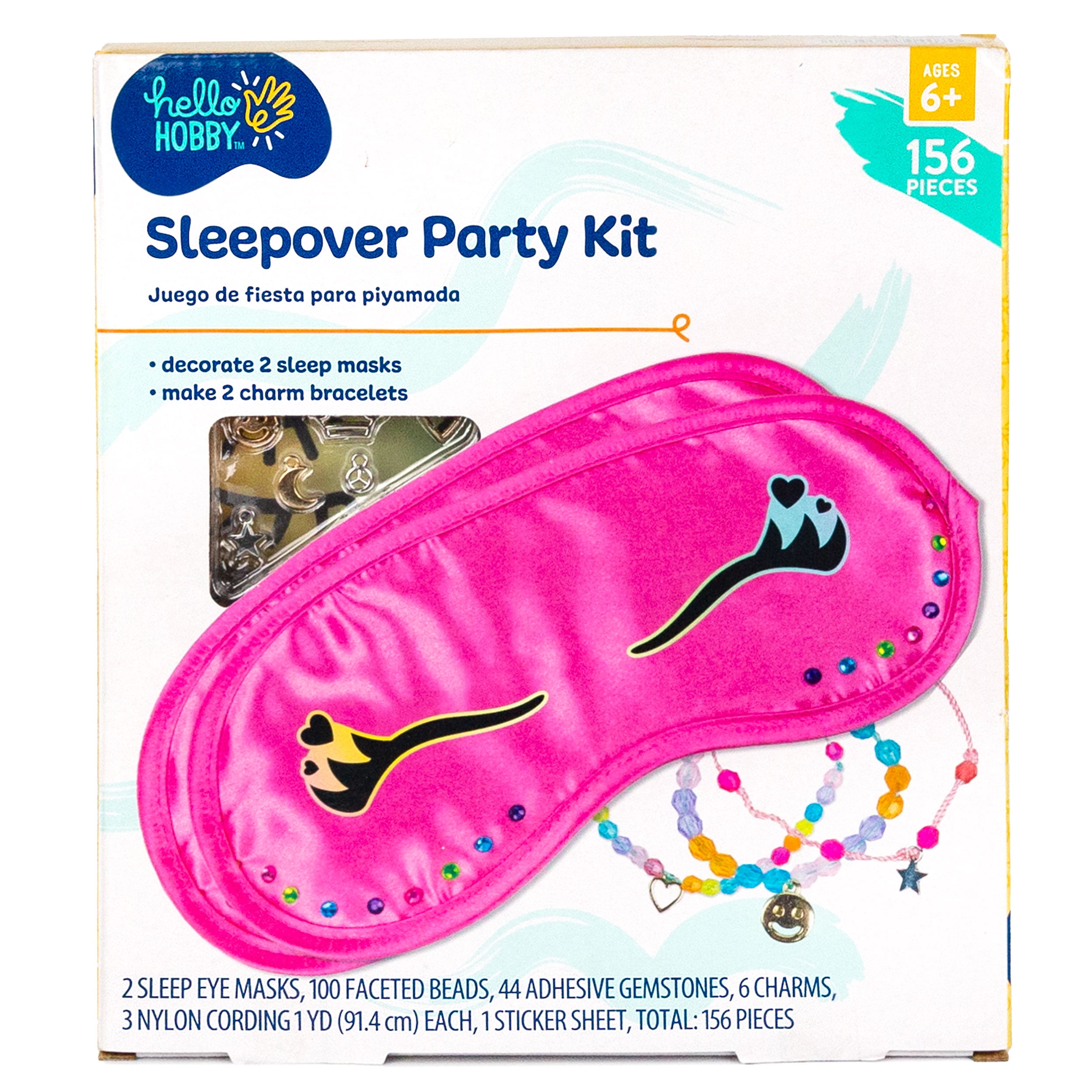 Hello Hobby Multicolor Sleepover Party Kit - Walmart.com