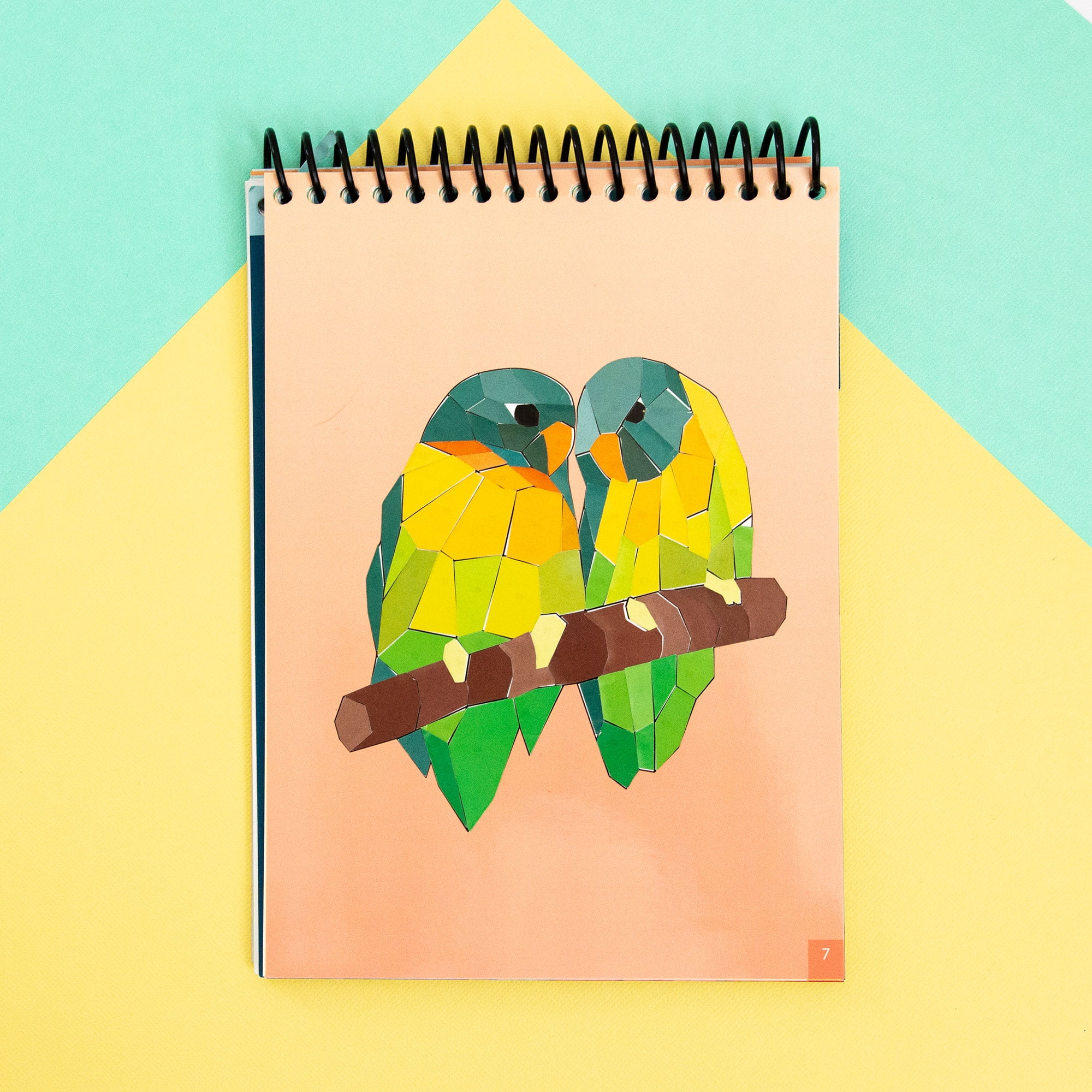 Hello Hobby Multicolor Sticker by Number Paper Book, Plants & Animals ...