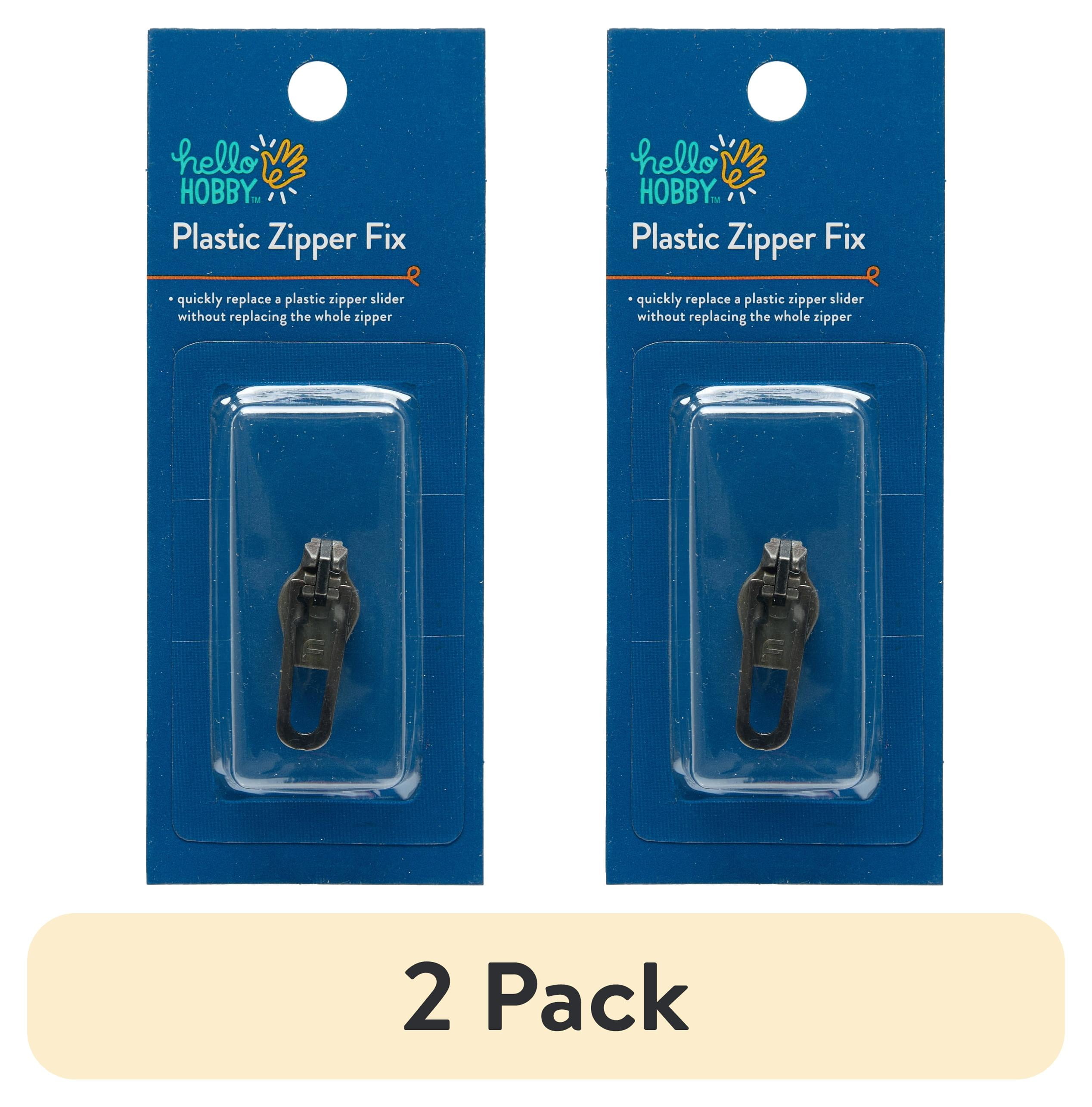 (2 pack) Hello Hobby Plastic Zipper Fixers, 6 Count - Walmart.com