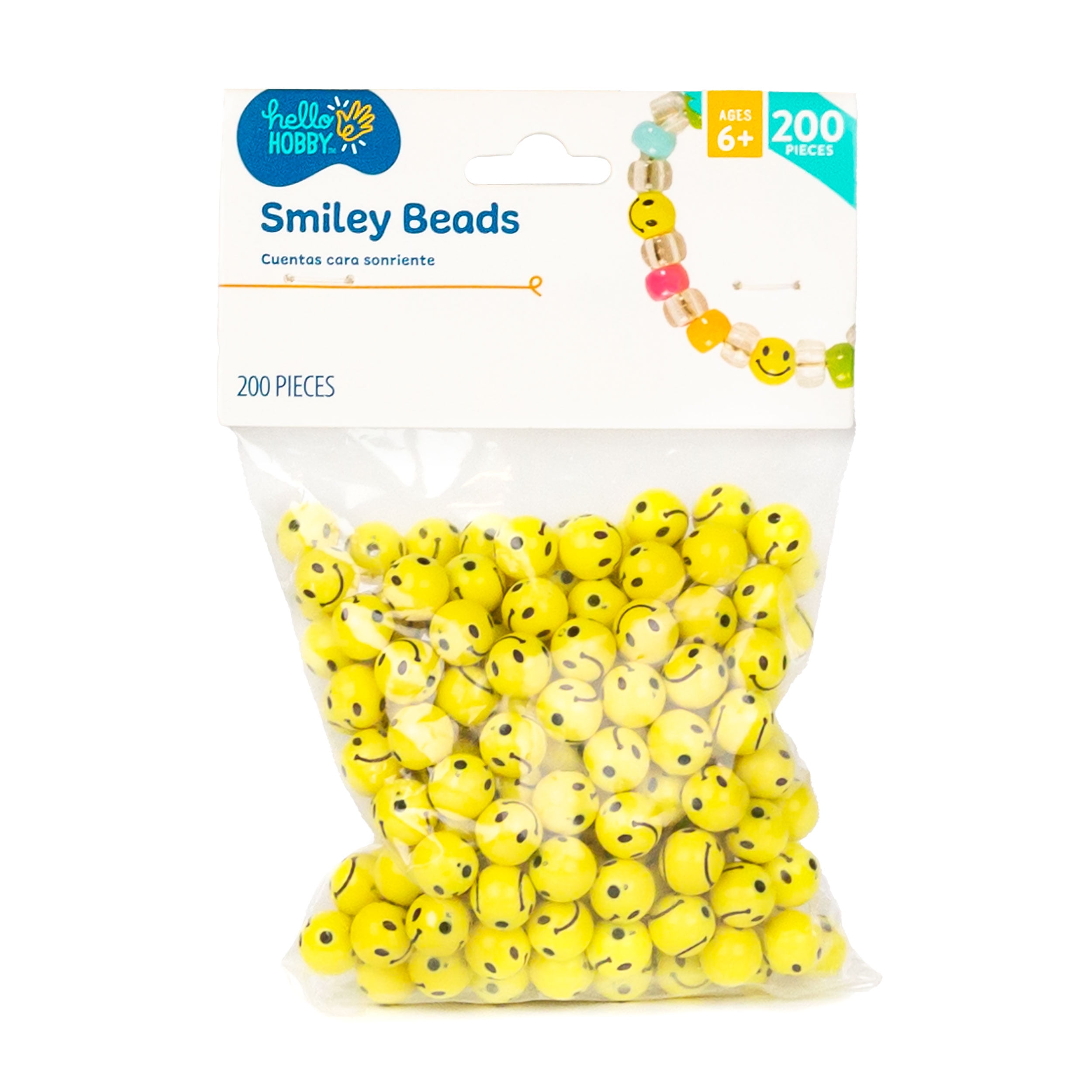 Hello Hobby Smiley Beads - Walmart.com
