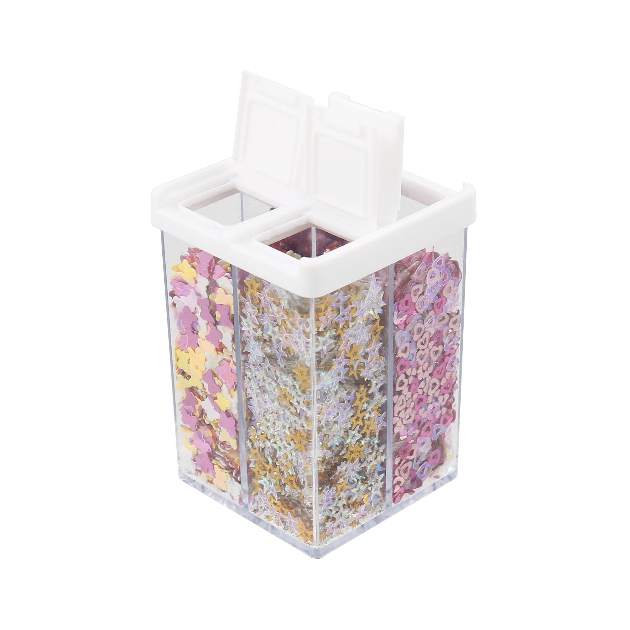 Hello Hobby Sparkling Confetti Glitter Shapes 1.92 oz Multi-Color for ...