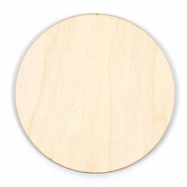 Hello Hobby Unfinished Wood Circle, 5 in. x 0.5 cm, 0.07 lbs Hello Hobby Unfinished Wood Circle, 5 in. x 0.5 cm, 0.07 lbs