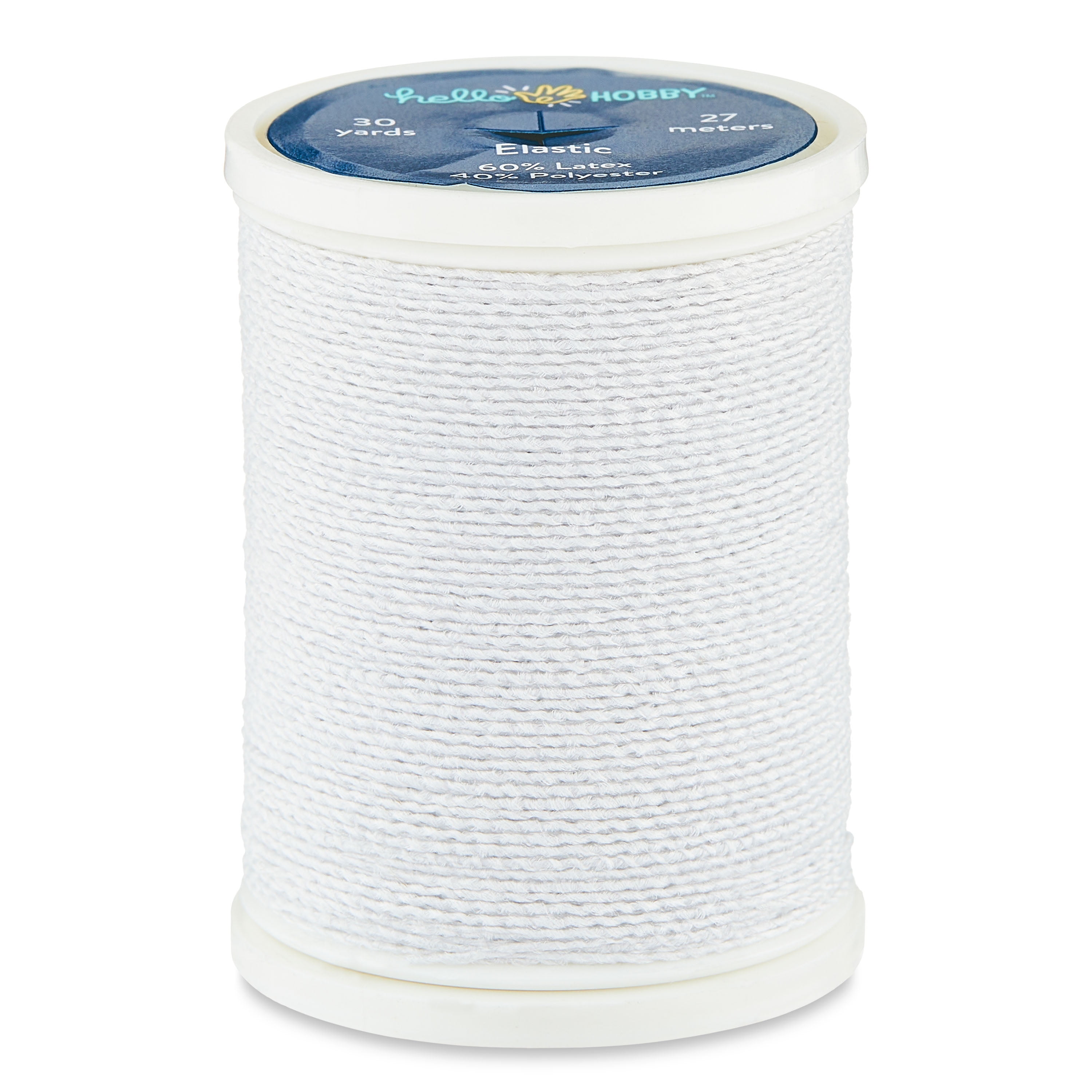 Hello Hobby White Elastic Thread, 30 Yards - Walmart.com