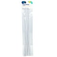 Hello Hobby White Fuzzy Sticks 25 Pack 12-inch Craft Supplies for Kids ...