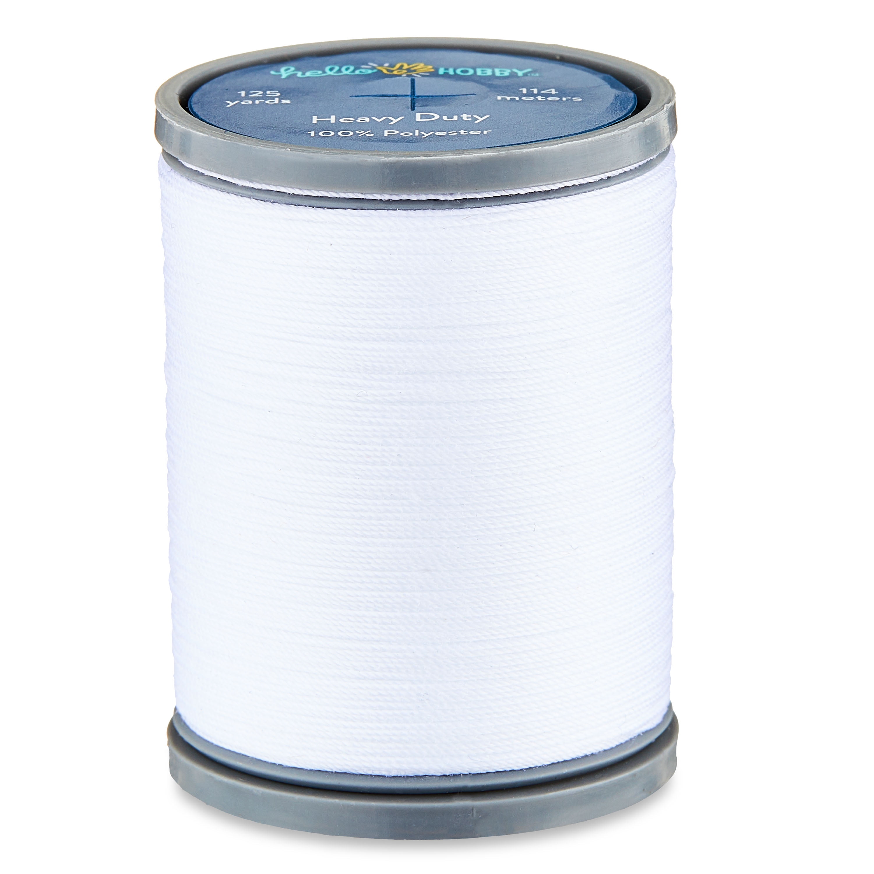 Hello Hobby White Polyester Thread, 100% Bonded Nylon, Suitable for ...