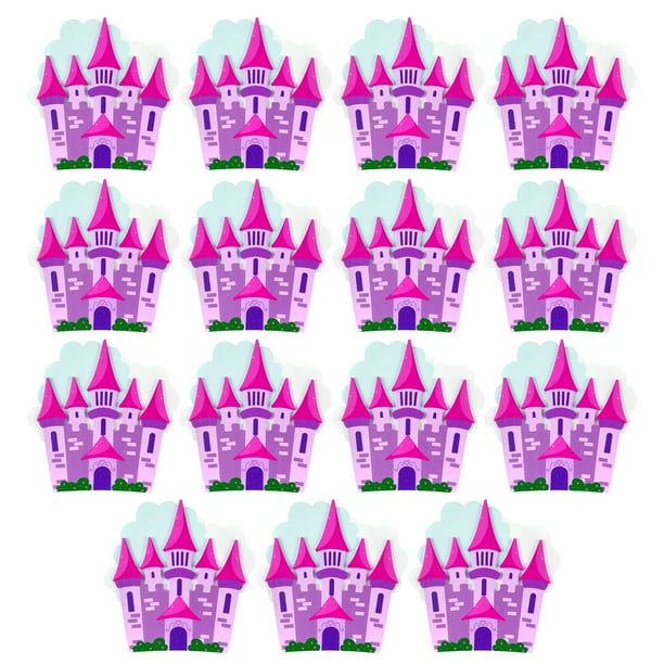 Hello Hobby Wood Castle Shapes, 15 Pre-Painted Wooden Castles, 4 in. x ...