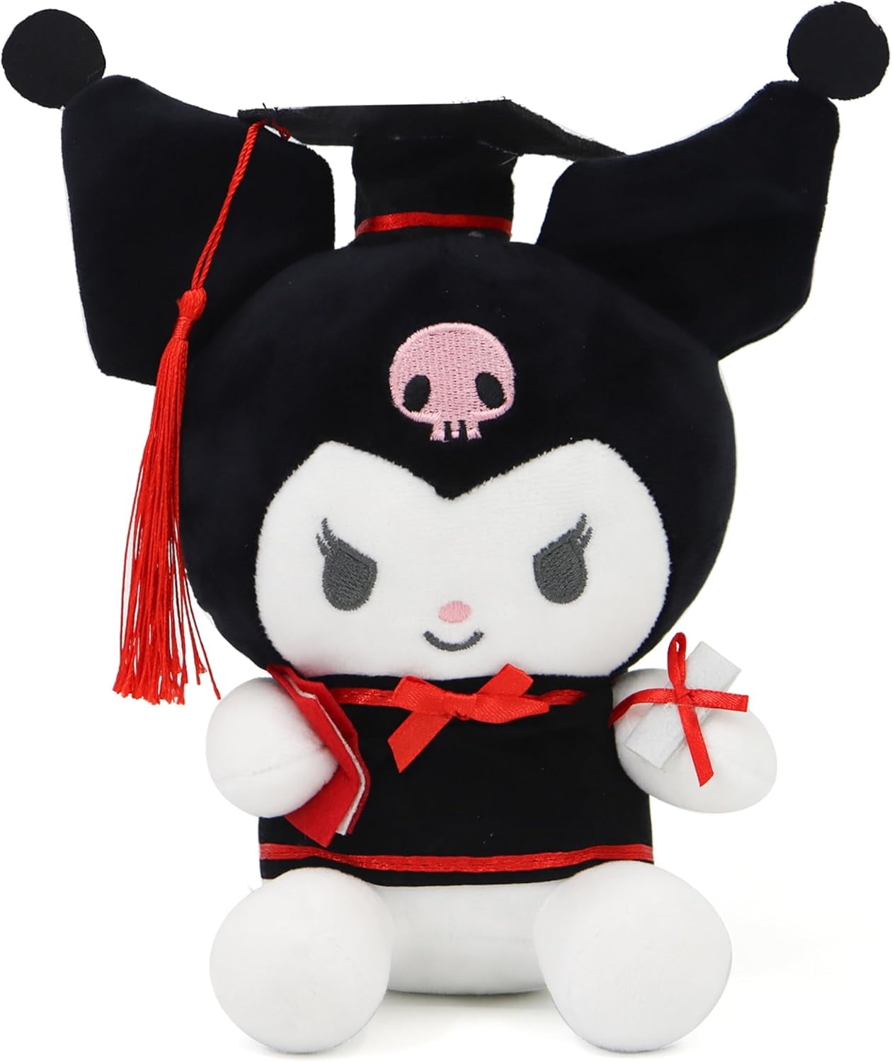 Kuromi 7.8'' Graduation Plush Stuffed Animal Toy - Soft Graduate Bear ...