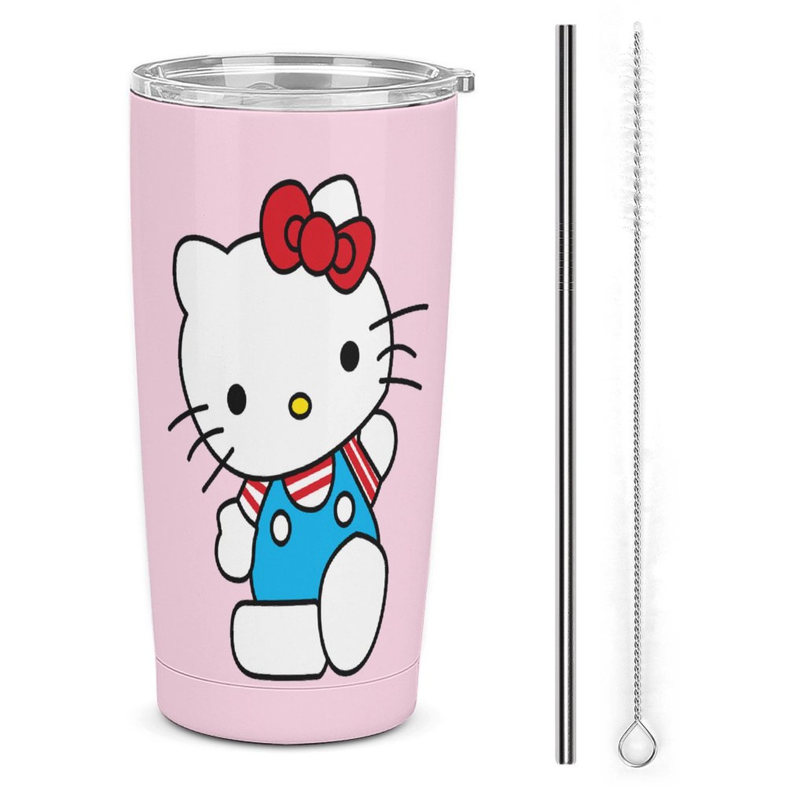 Hello Ki_tty Stainless Steel Vacuum Insulated Tumbler Travel Coffee ...