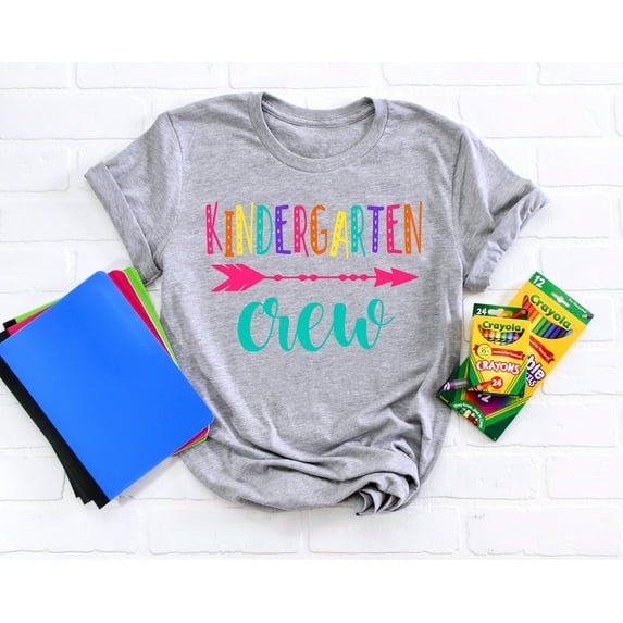 Hello Kindergarten Crew Shirts,Teach Love Inspire,Back To School Shirt ...