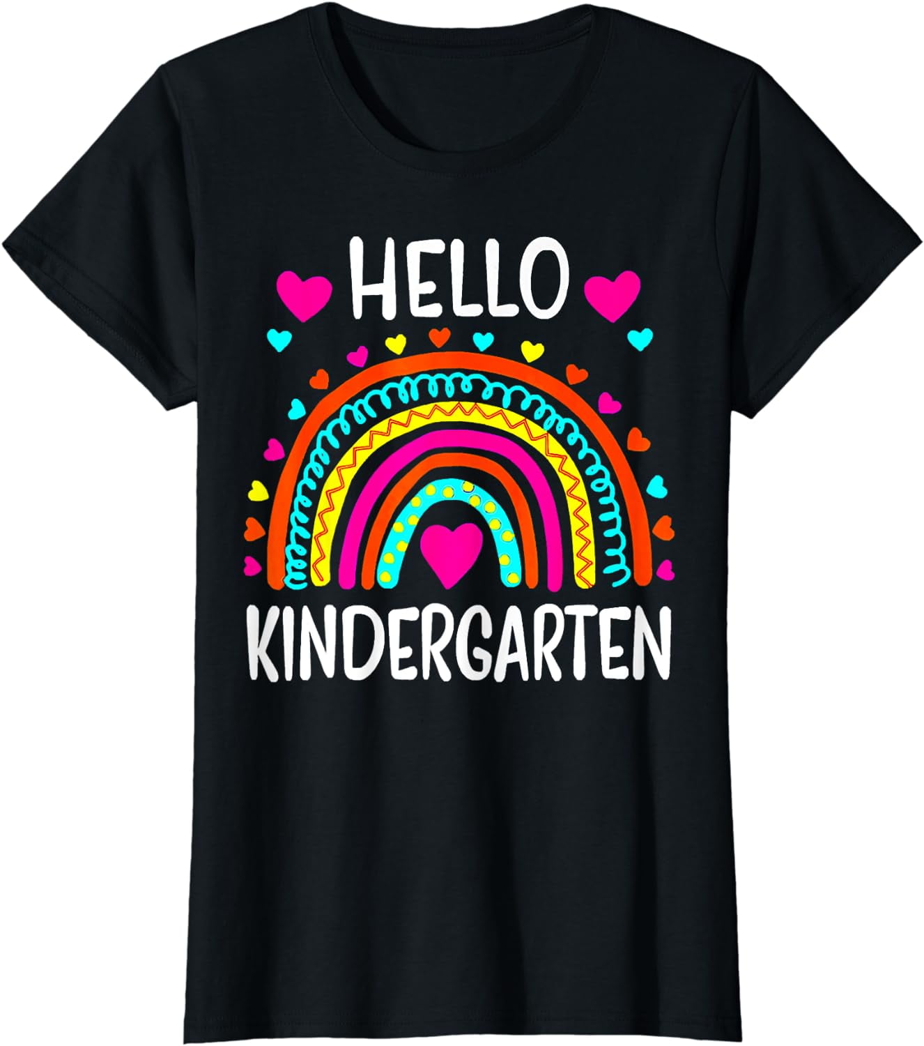 Hello Kindergarten Team Squad Back To School Teachers T-Shirt - Walmart.com