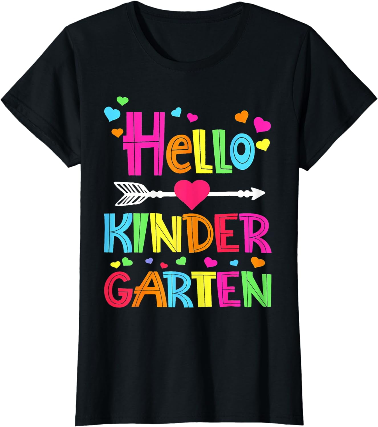 Hello Kindergarten Team Squad Back To School Teachers T-Shirt - Walmart.com