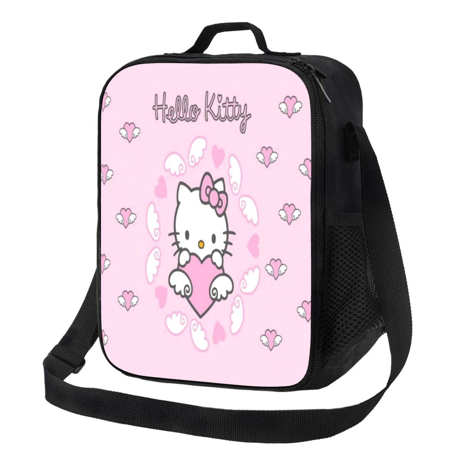 Hello Kit-T Cute Lunch Bag Insulated Tote Cooler Small Lunch Box ...