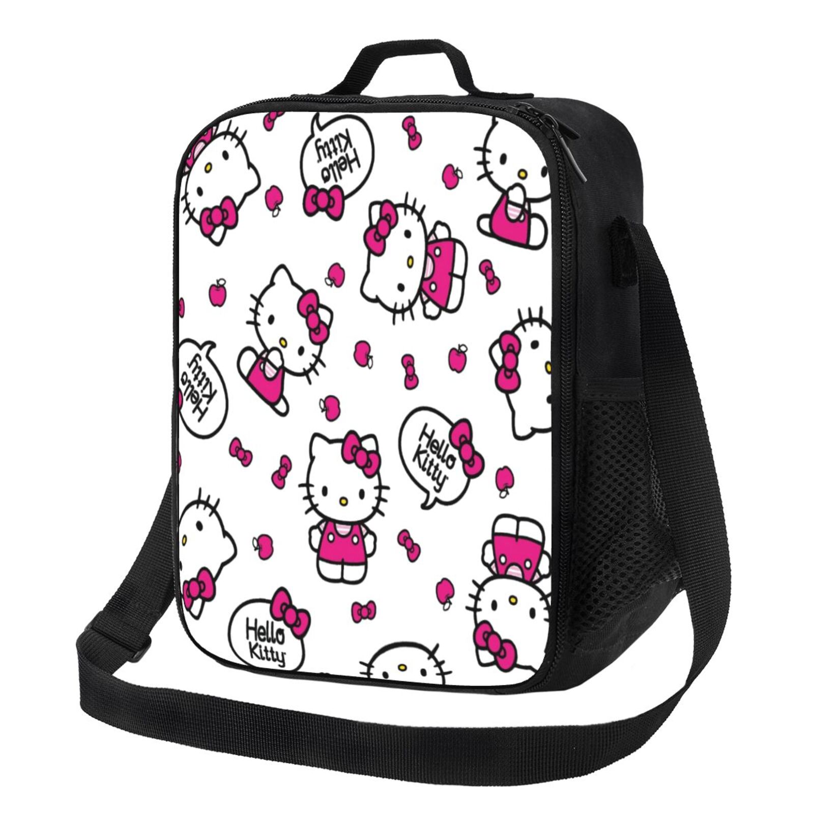 Hello Kit-T Cute Lunch Bag Insulated Tote Cooler Small Lunch Box ...