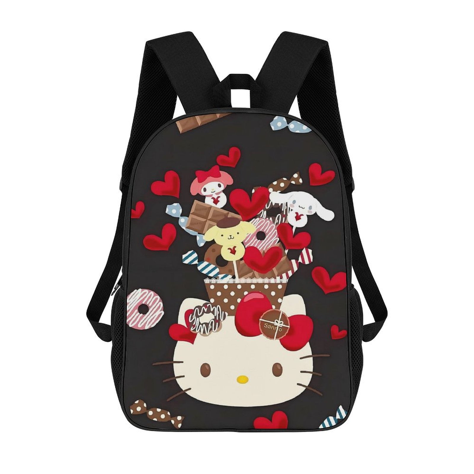 Hello Kitties Backpack 17 inch Bags Hello Kitties Merch - Walmart.com