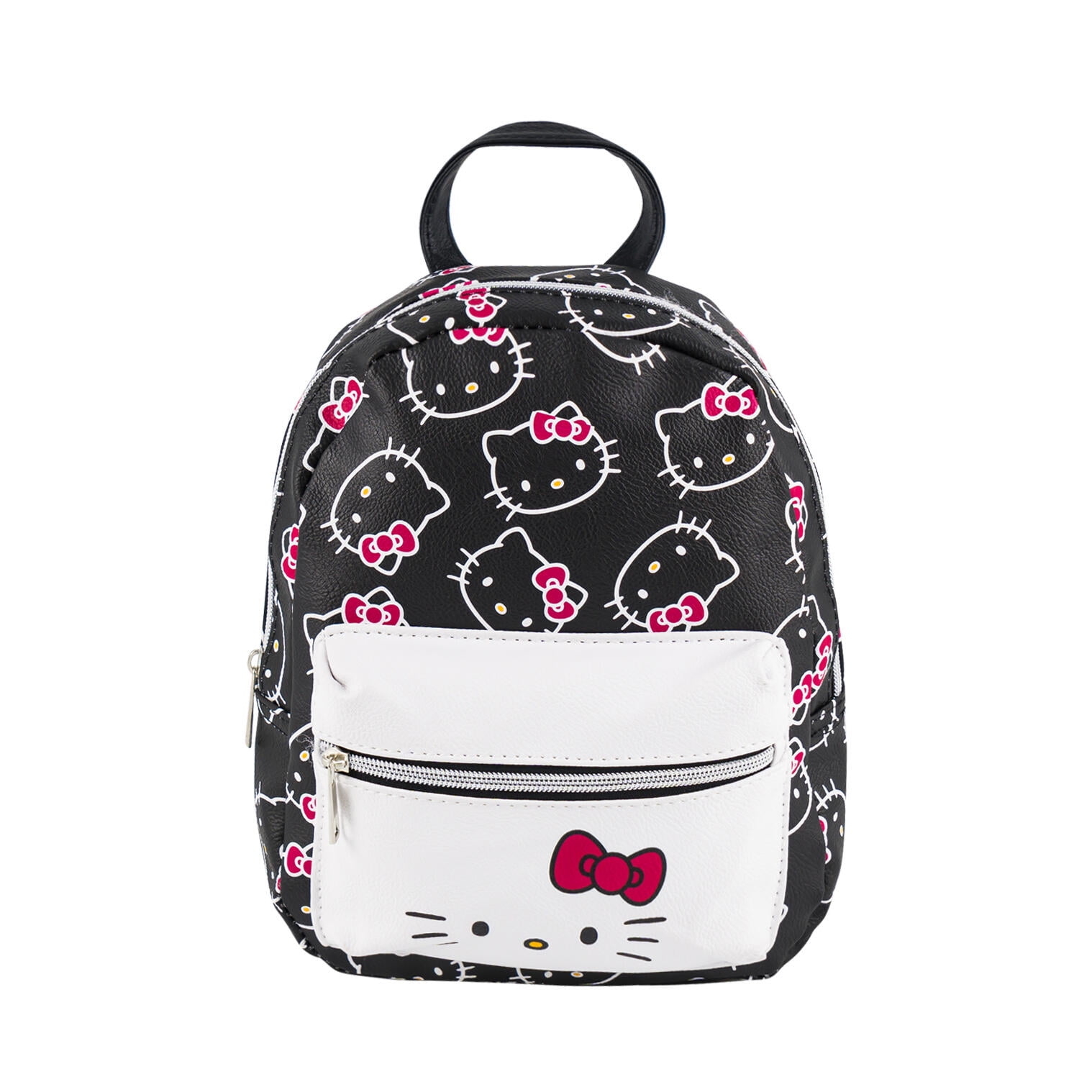 Hello Kitty 10 inches PU Small Backpack- White Face - Walmart.com